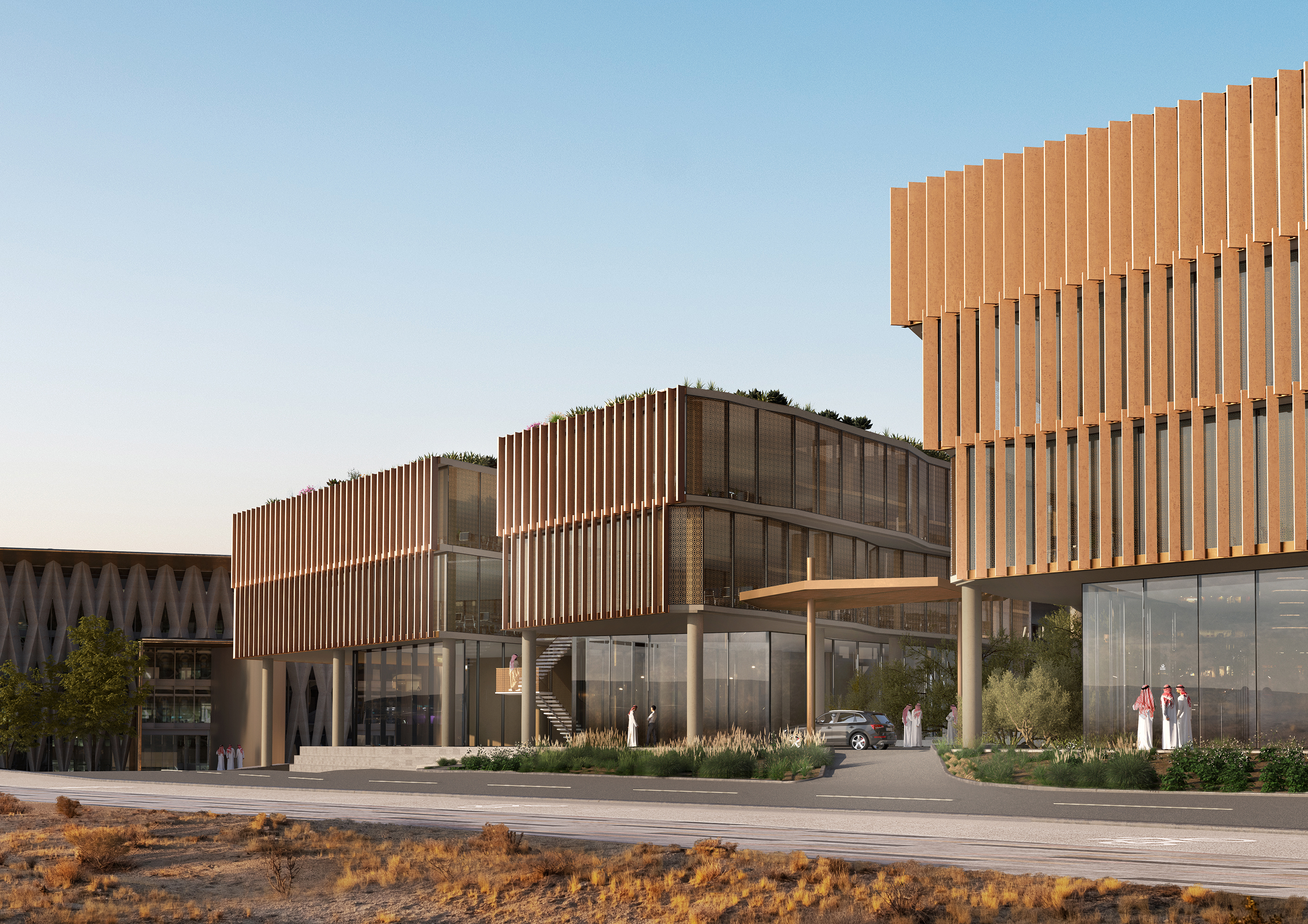 Misk Forum Peninsula Offices by U+A - Architizer