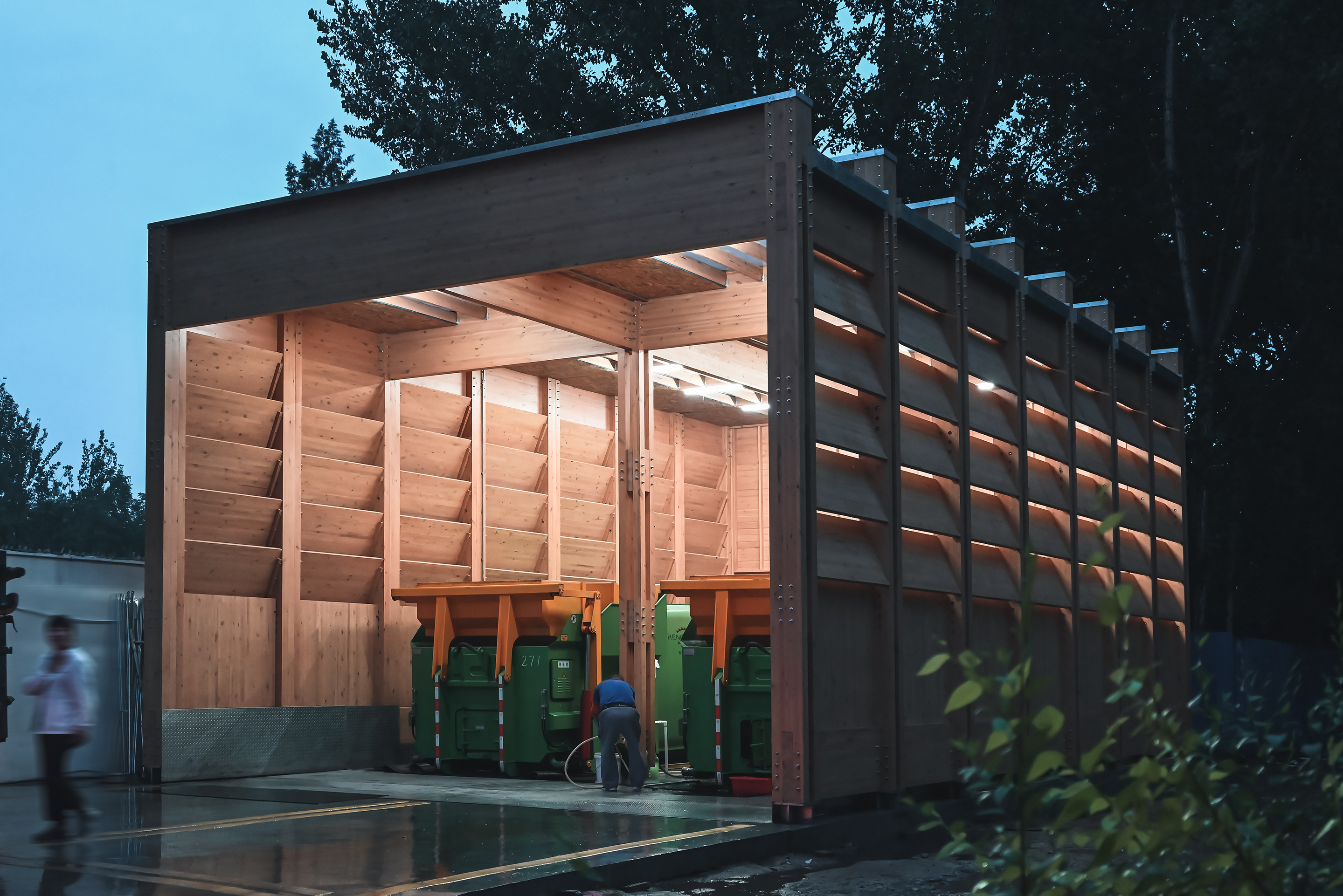 Langfang Beifengdao Garbage Transfer Station Design by atelier ingarden ...