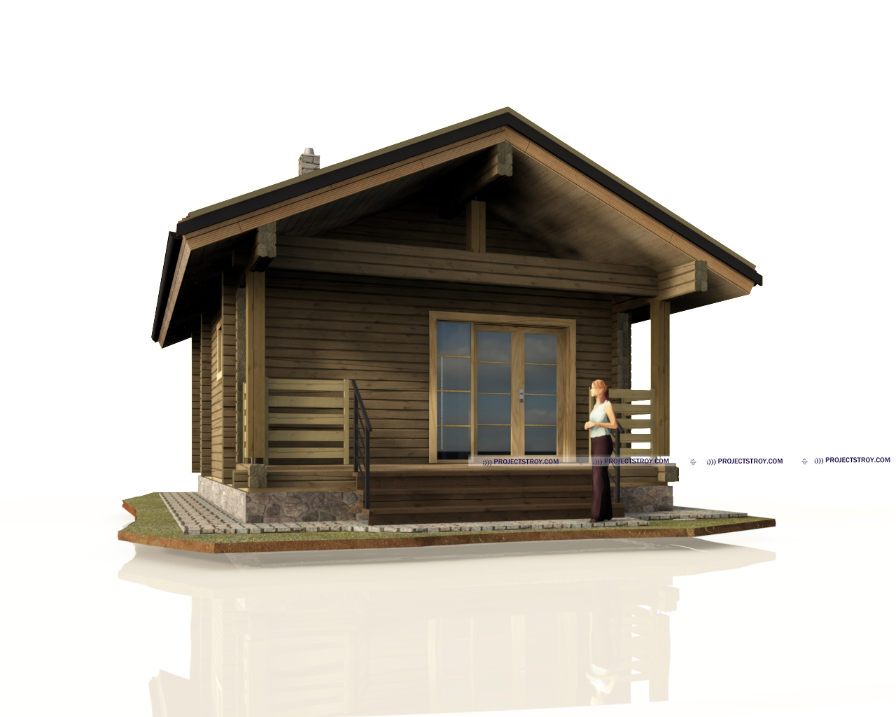 Drawing bath-sauna by Projectstroy drawings log cabins | home ...