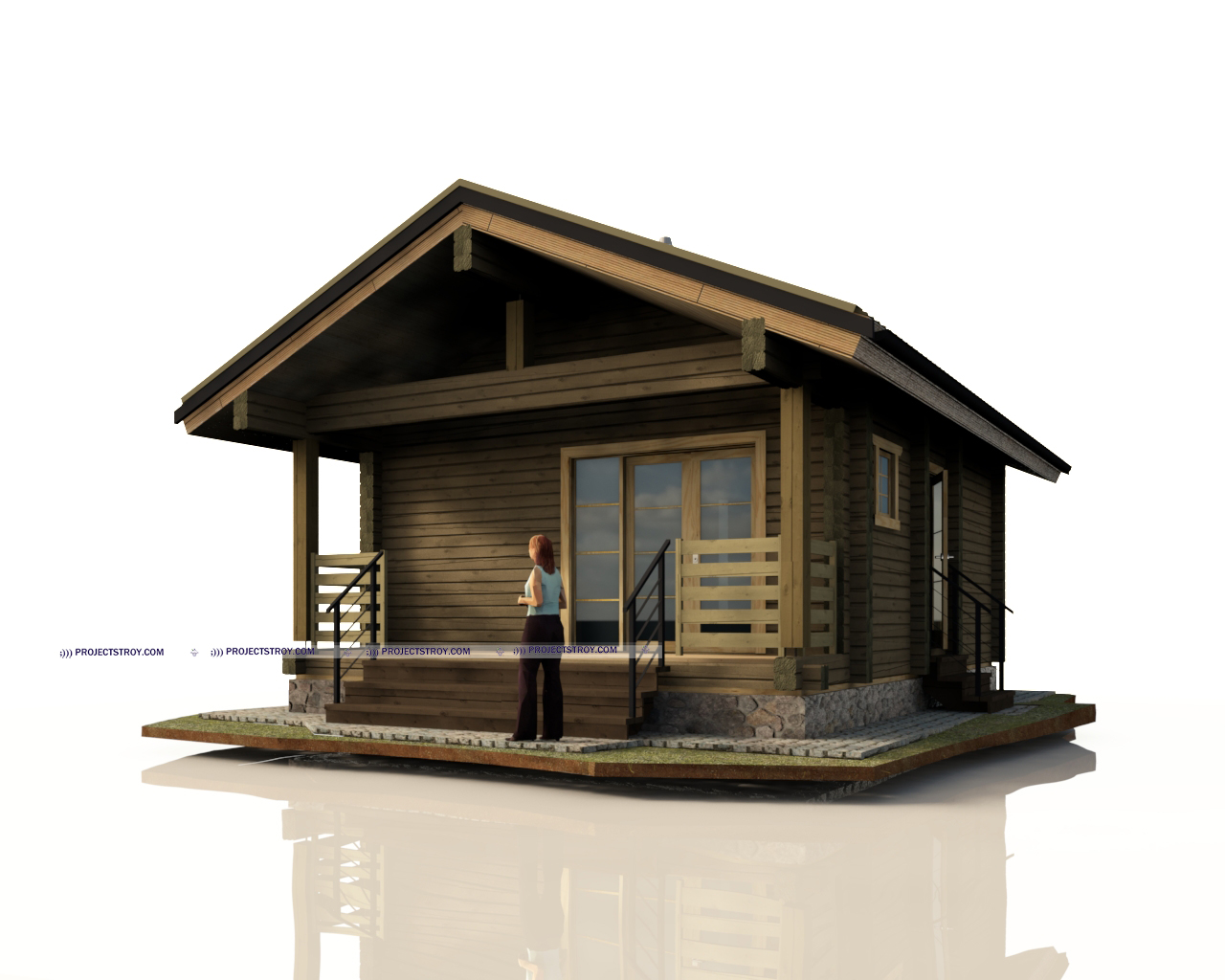 Drawing bath-sauna by Projectstroy drawings log cabins | home ...