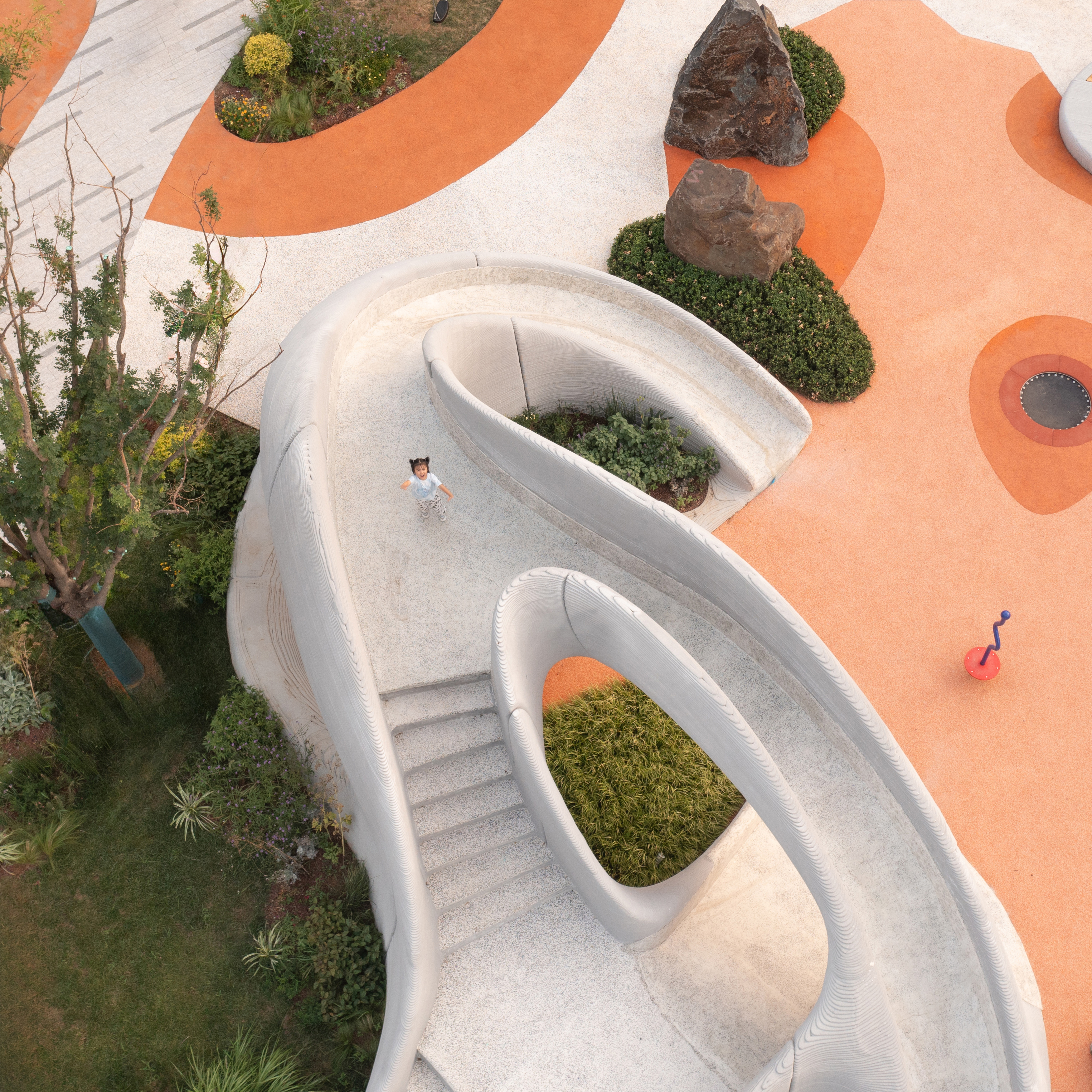 Boulder Park: The First 3D Concrete-Printed Playground by XISUI Design ...