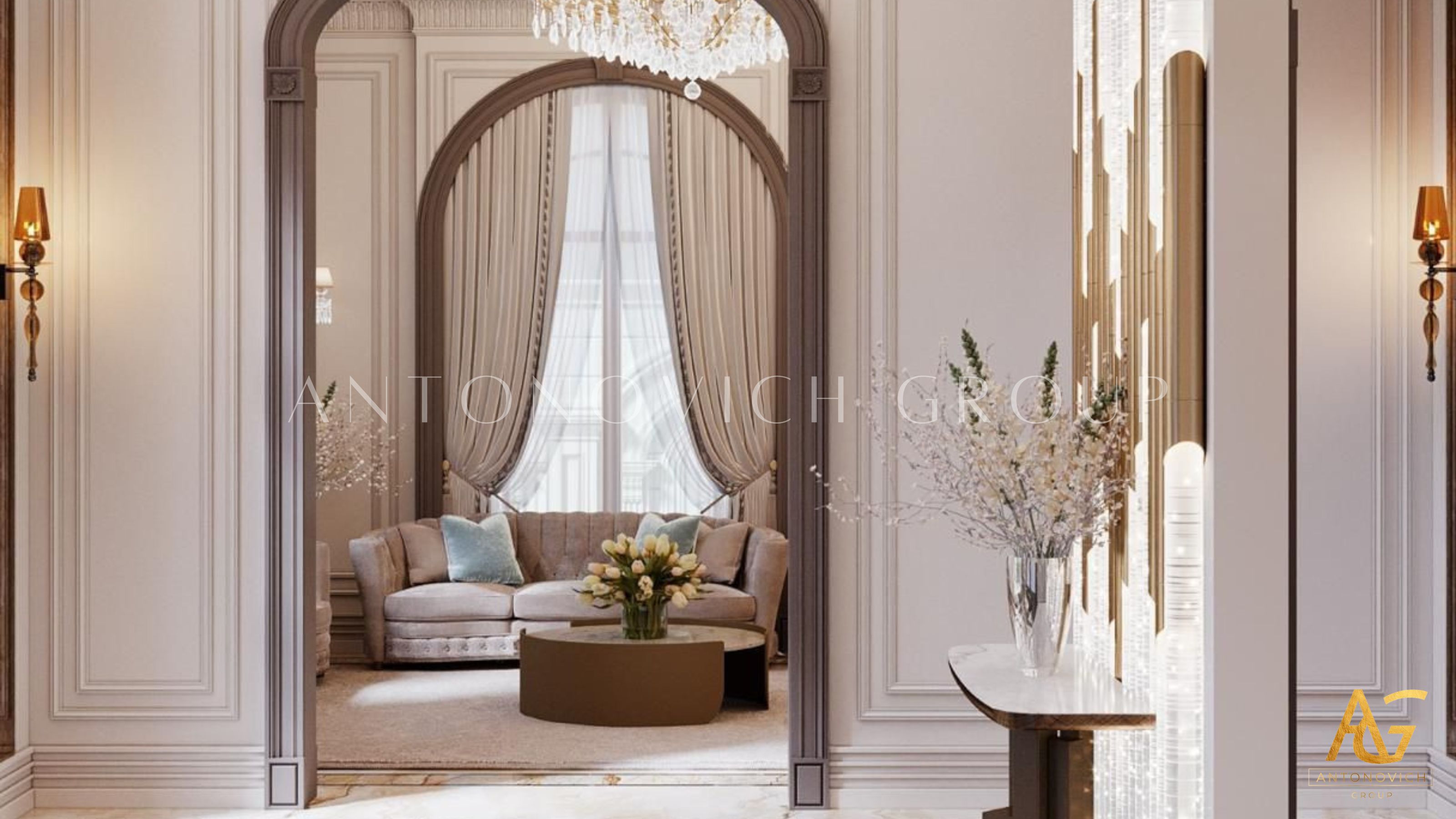 Expert Craftsmanship by Dubai Architects for Majlis Interior by LUXURY ...