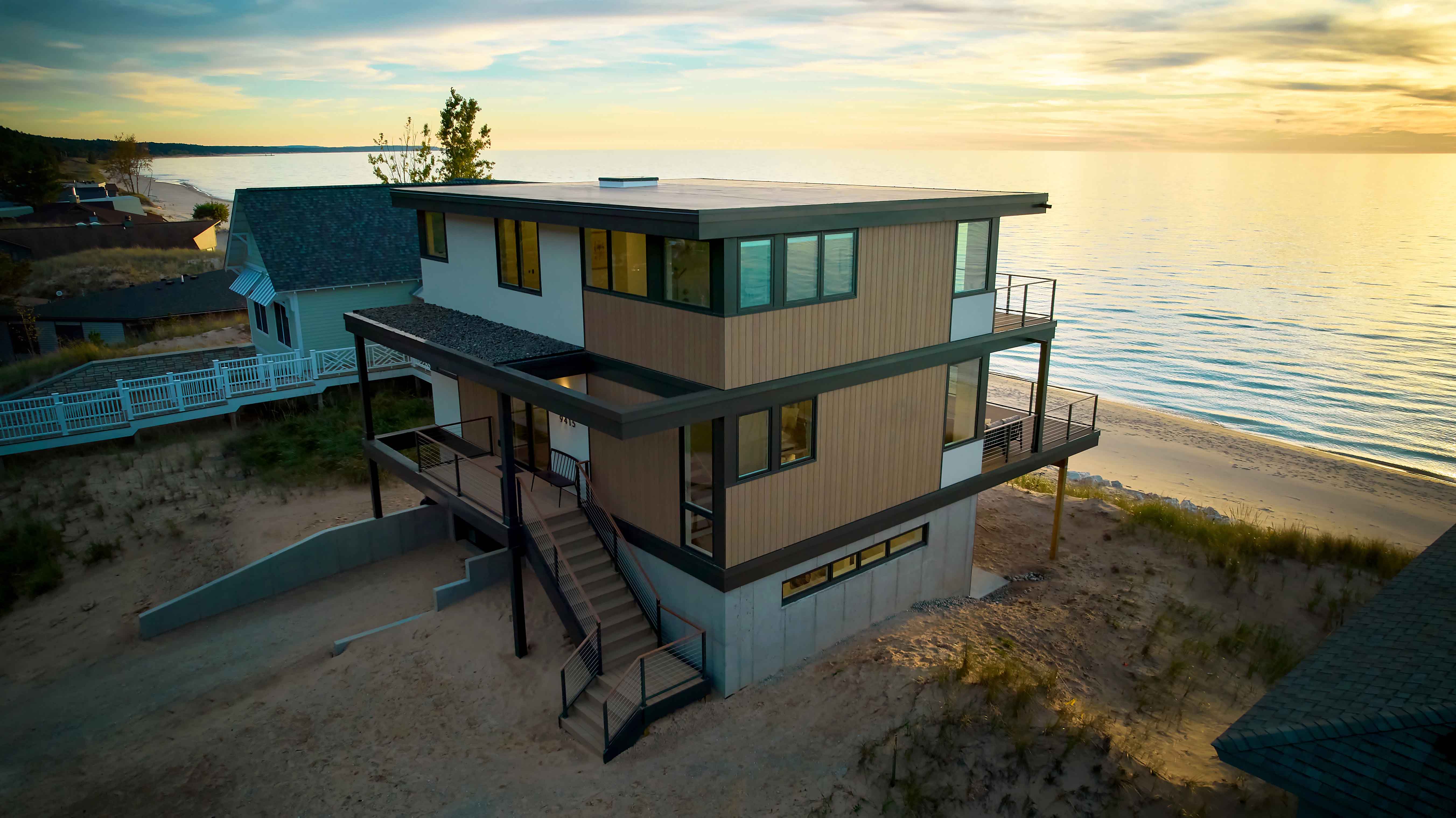 Lake Michigan Beach House by Mathison Mathison Architects - Architizer