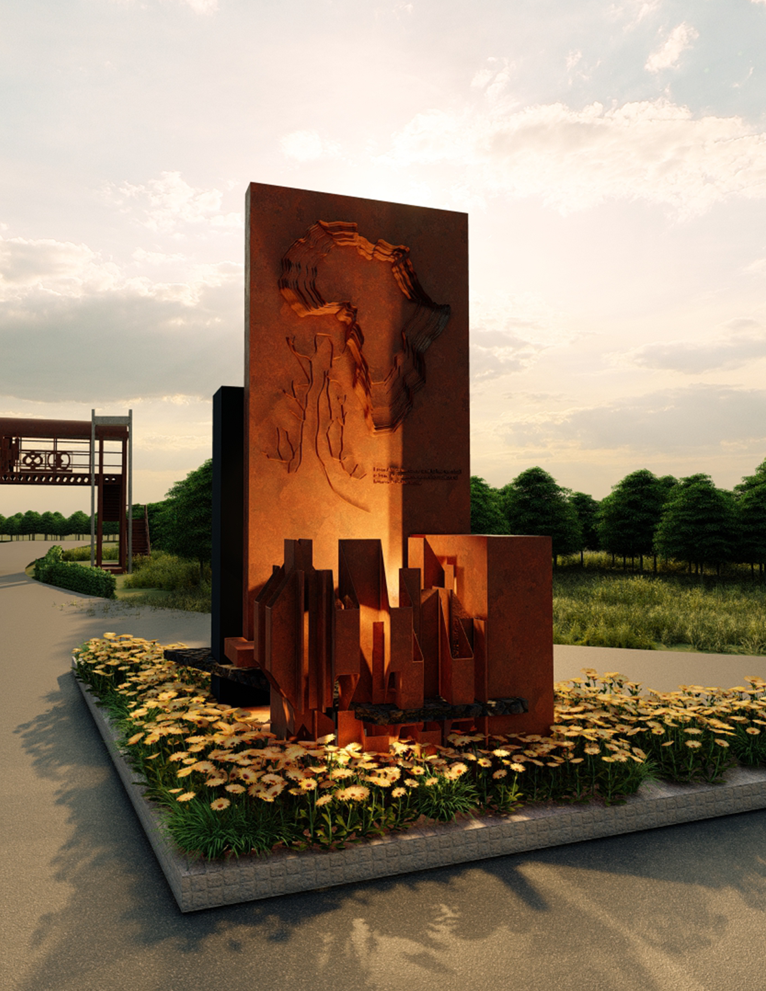 Africatown Gate by Ohene Twum Architecture - Architizer