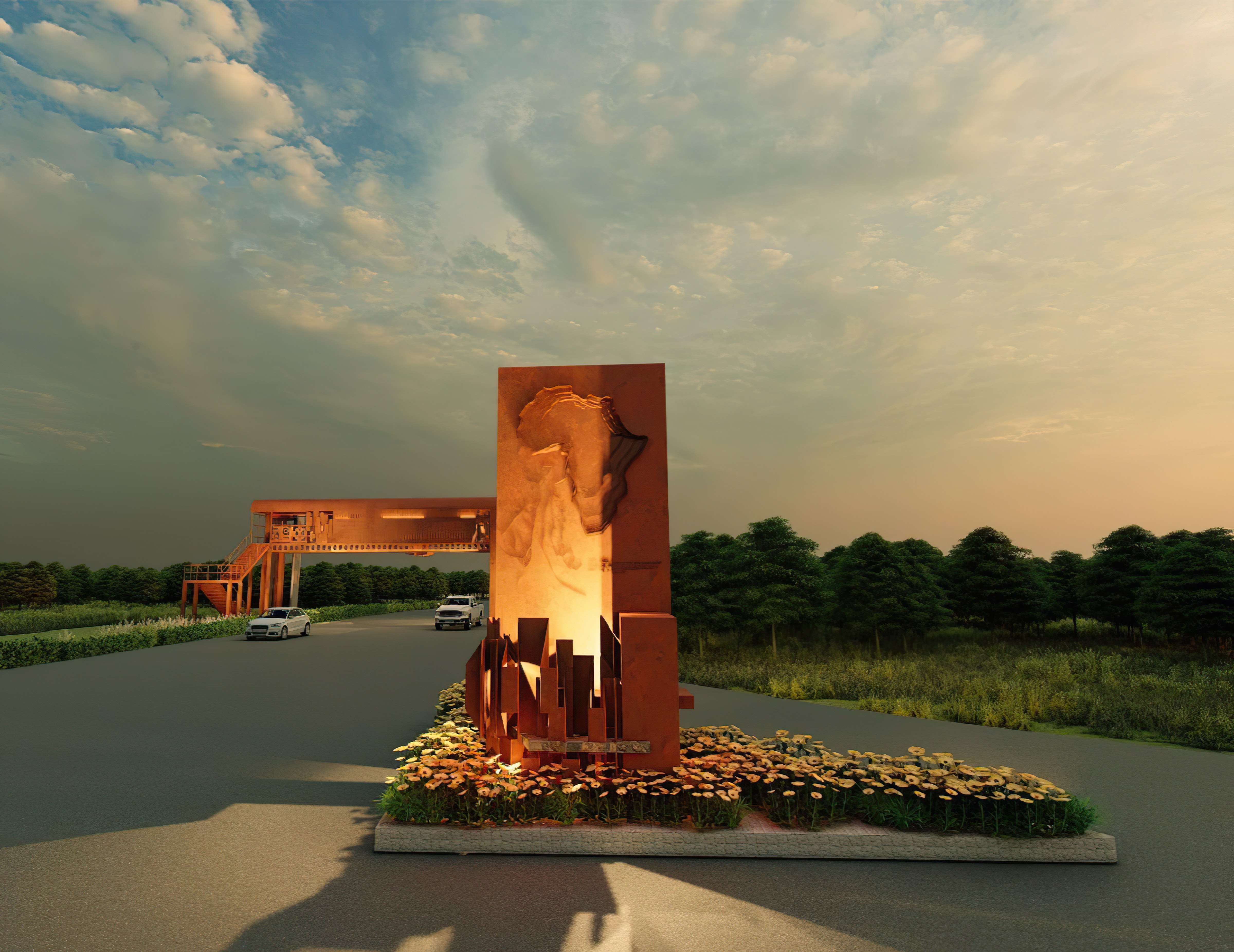 Africatown Gate by Ohene Twum Architecture - Architizer