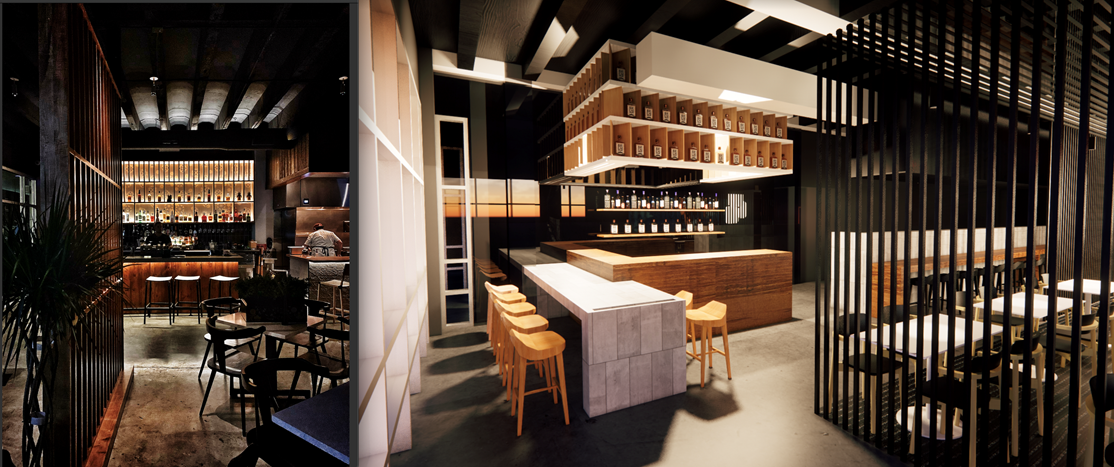 Ukiyo Ramen Bar Design by Ohene Twum Architecture - Architizer