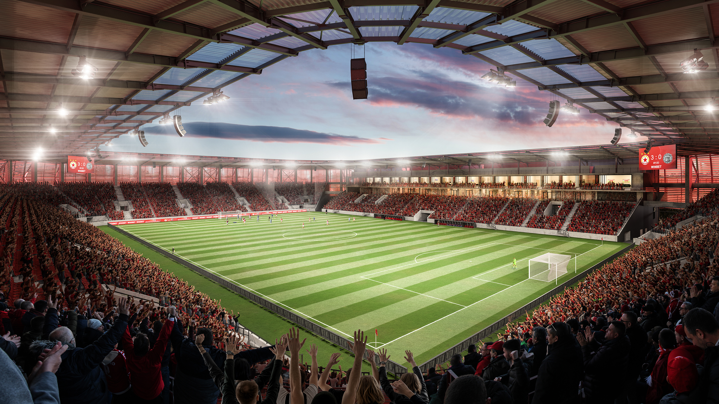 Bulgarian Army Stadium Reconstruction by IPA - Architecture and more ...