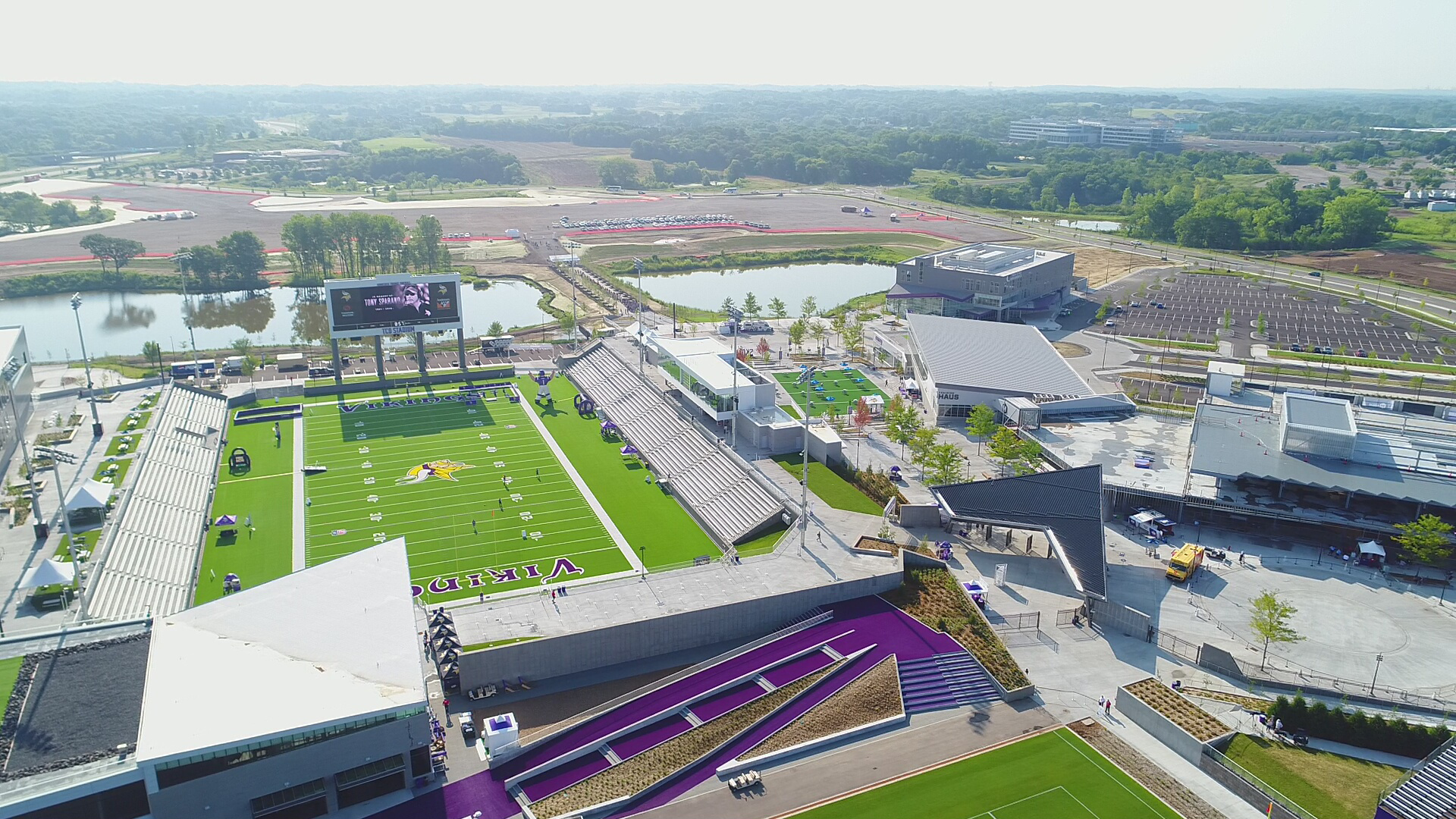 Minnesota Vikings Headquarters: Practice Facility and Vikings Lakes ...
