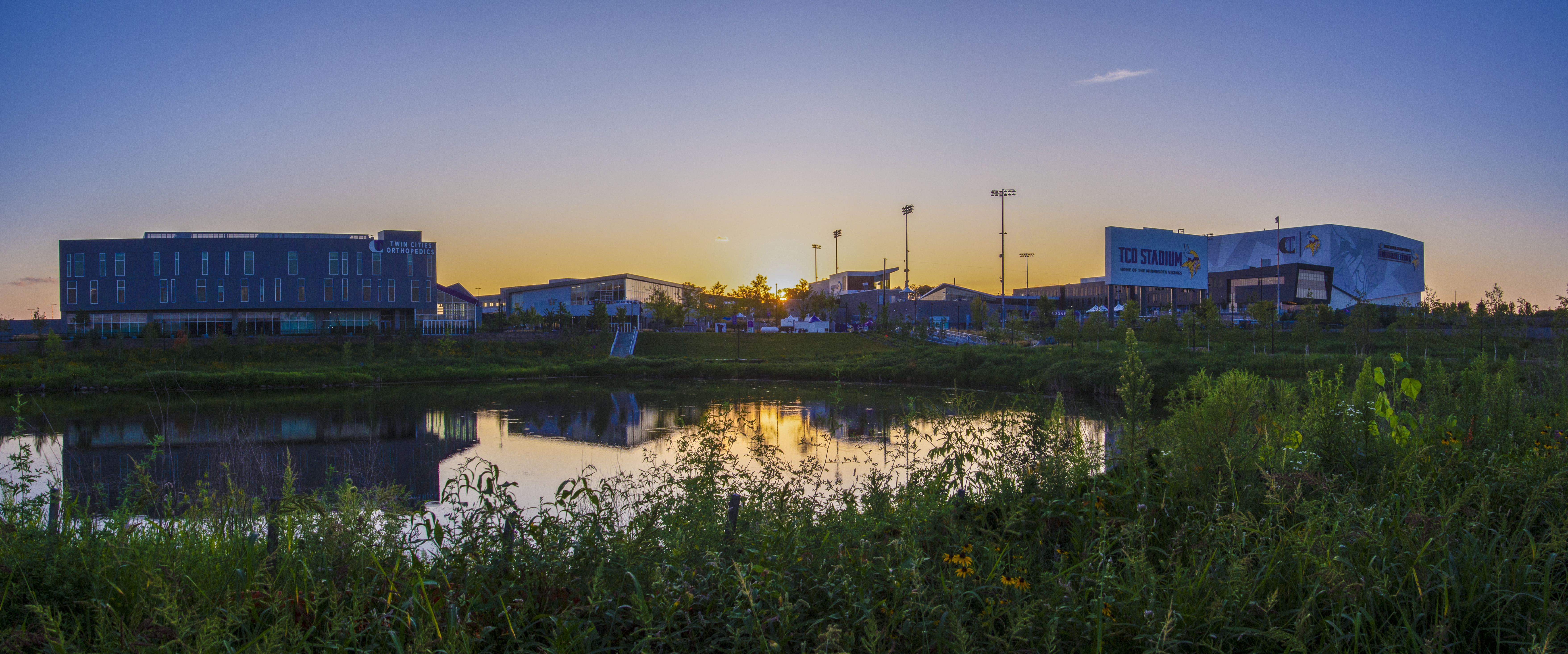 Minnesota Vikings Headquarters: Practice Facility and Vikings Lakes ...