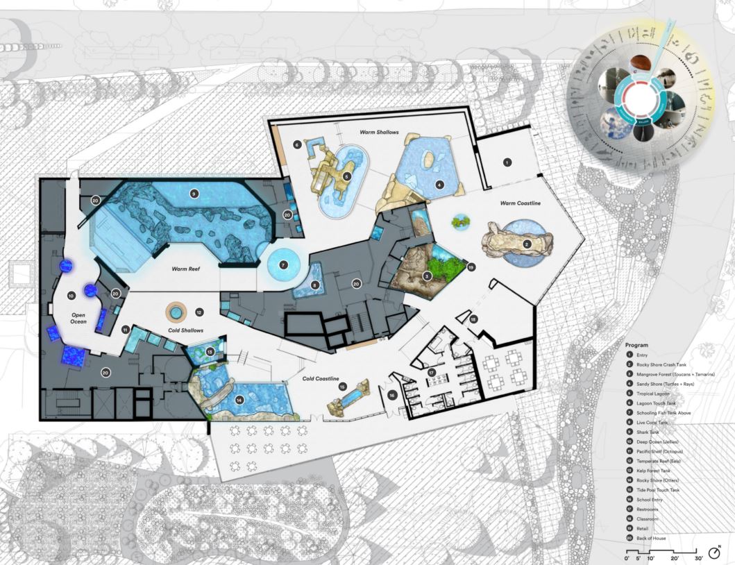 Sobela Aquarium at the Kansas City Zoo & Aquarium by EHDD - Architizer