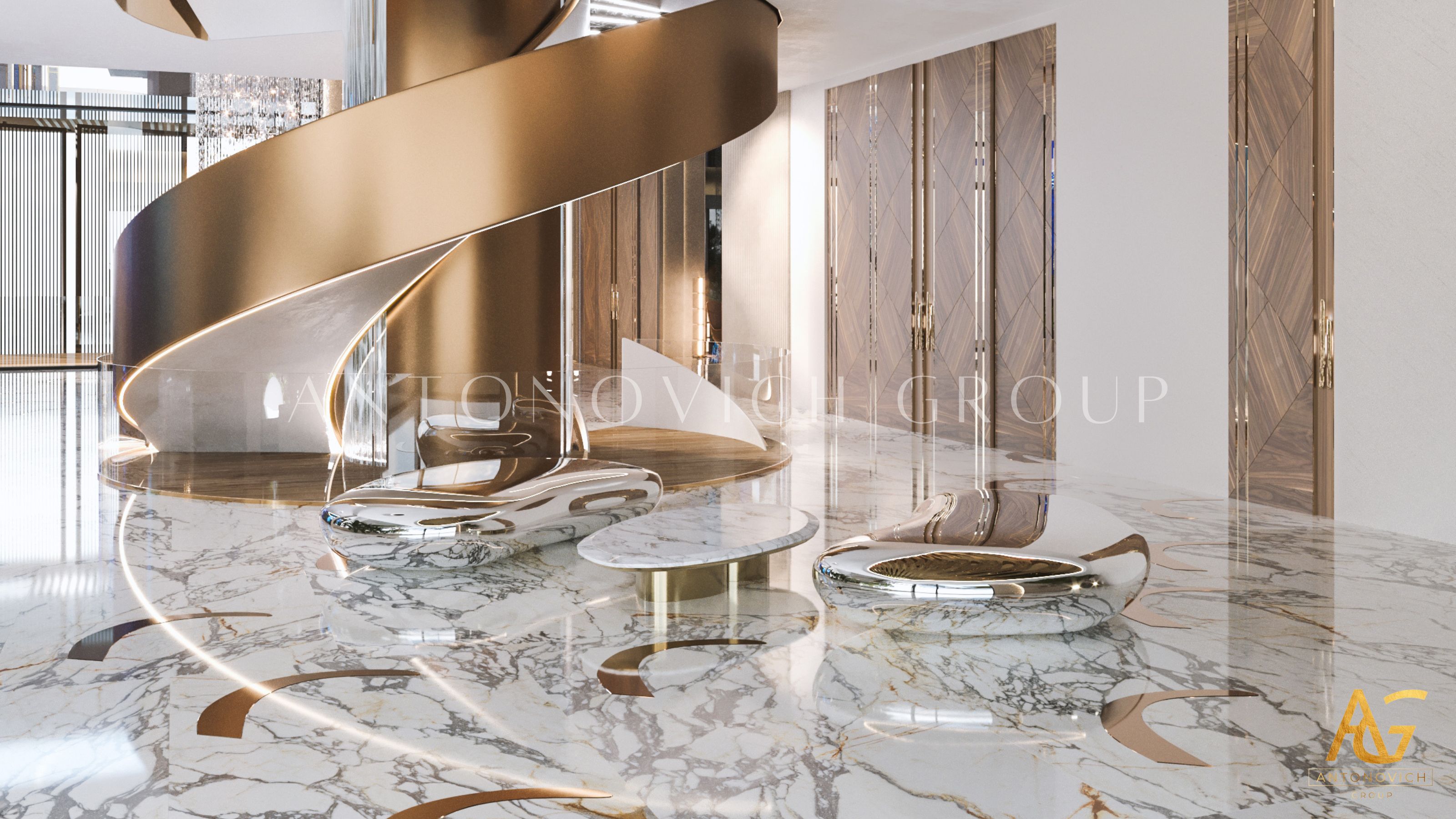 Innovative Design Elements for Luxury Villa by LUXURY ANTONOVICH DESIGN ...