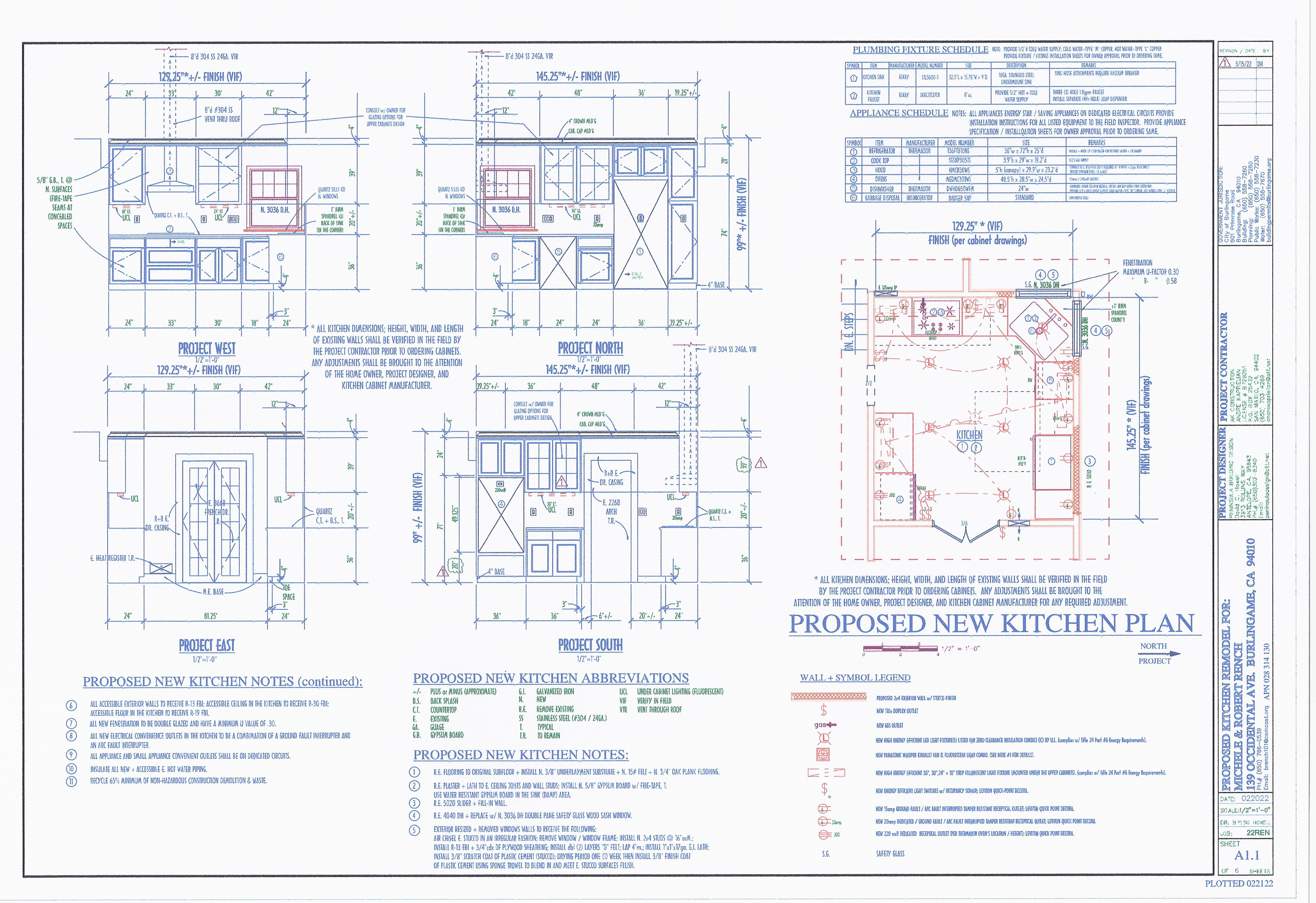 Bob Rench Kitchen Remodel by Peninsula Building Design & Drafting ...