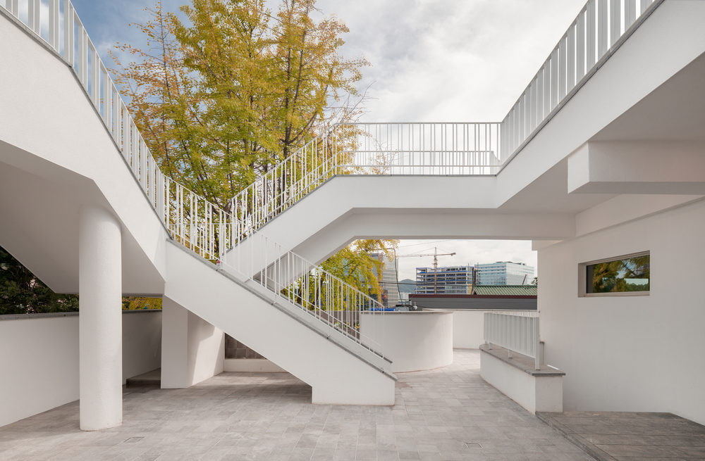 House with Interlaced Stairs by Studio Gaon - Architizer