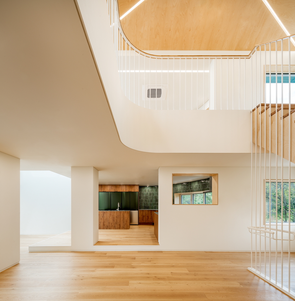 House with Interlaced Stairs by Studio Gaon - Architizer
