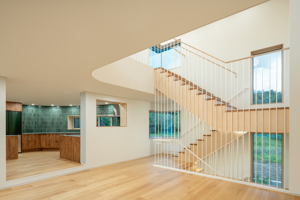 House with Interlaced Stairs by Studio Gaon - Architizer