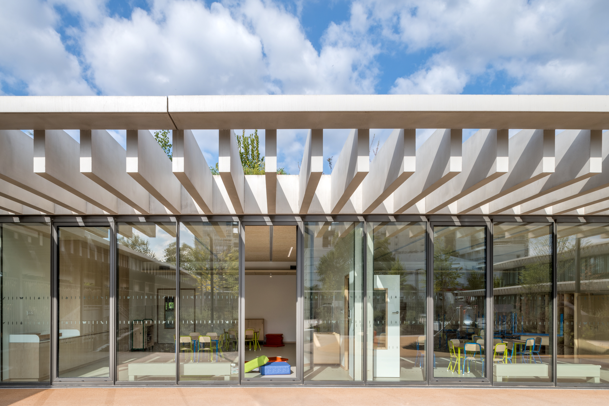 Louise Michel school complex by marjan hessamfar & joe verons ...