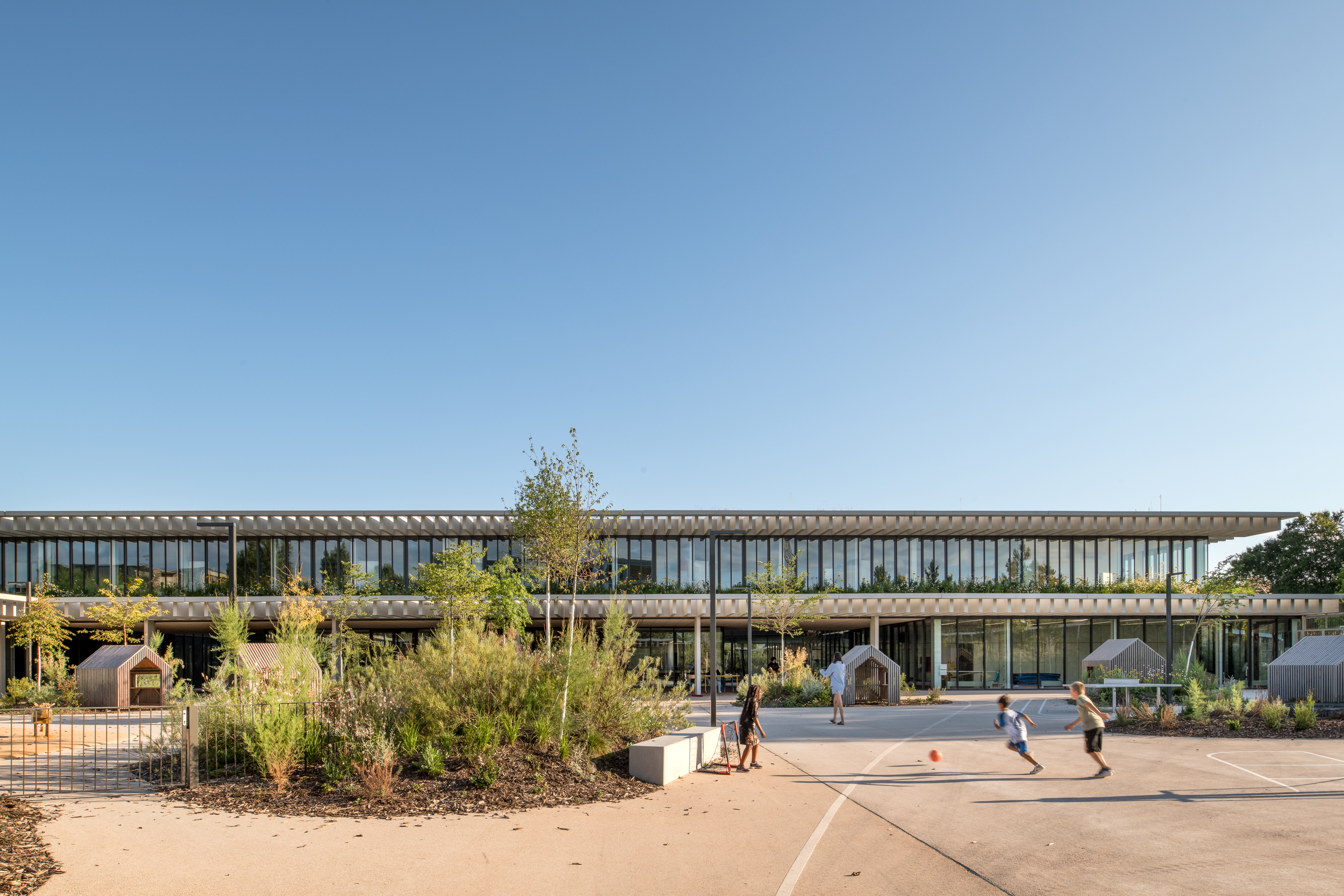 Louise Michel school complex by marjan hessamfar & joe verons ...