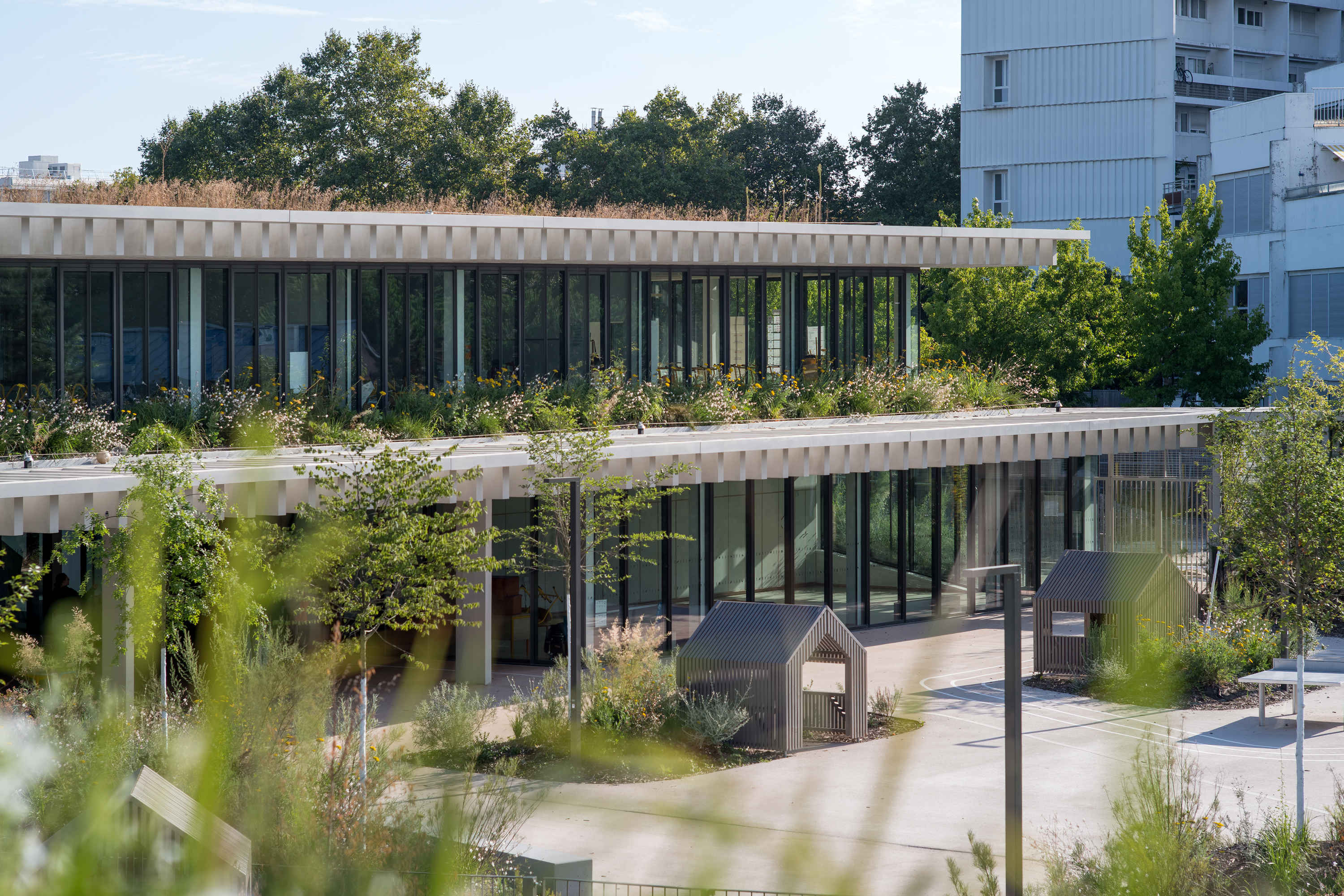 Louise Michel school complex by marjan hessamfar & joe verons ...