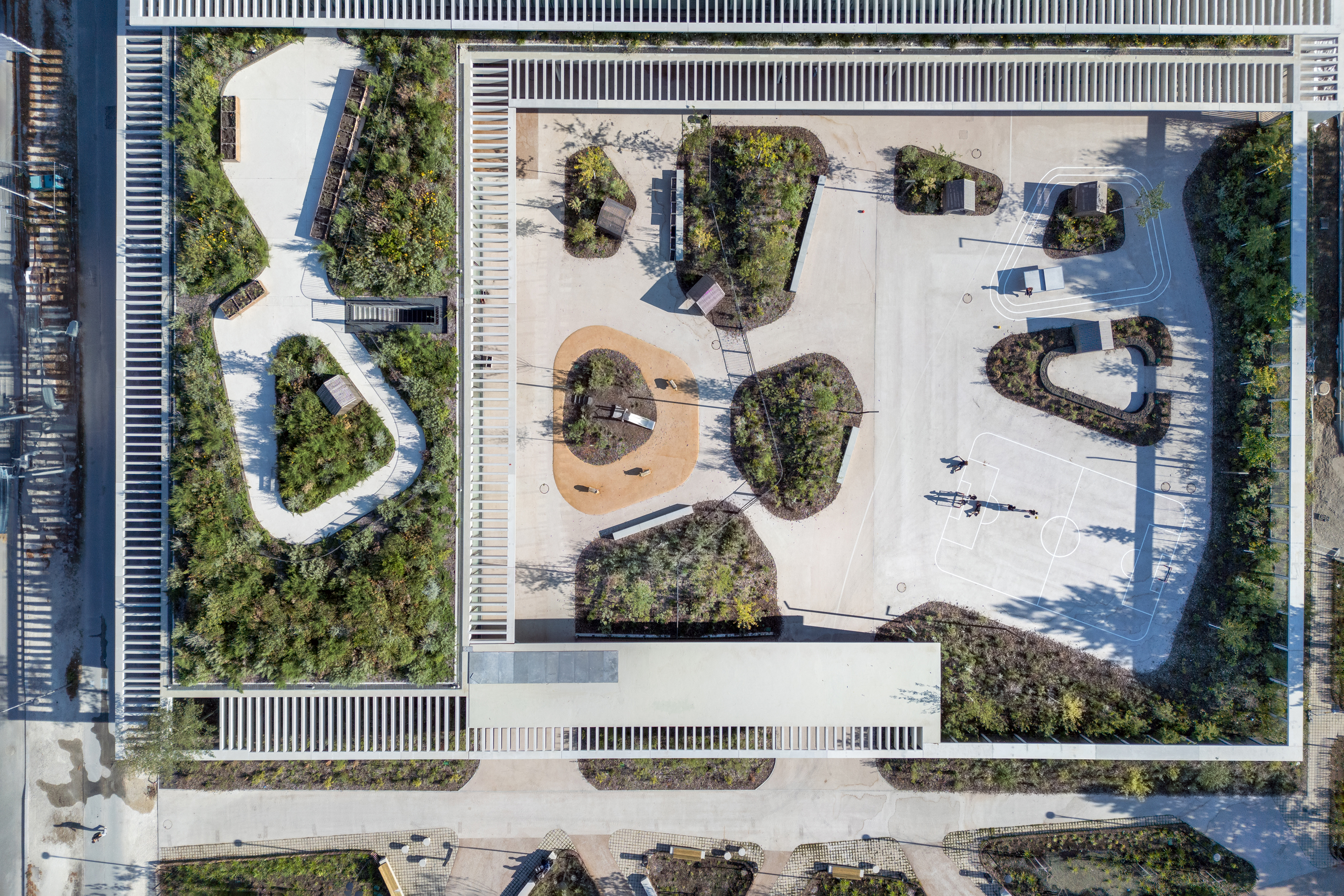 Louise Michel school complex by marjan hessamfar & joe verons ...