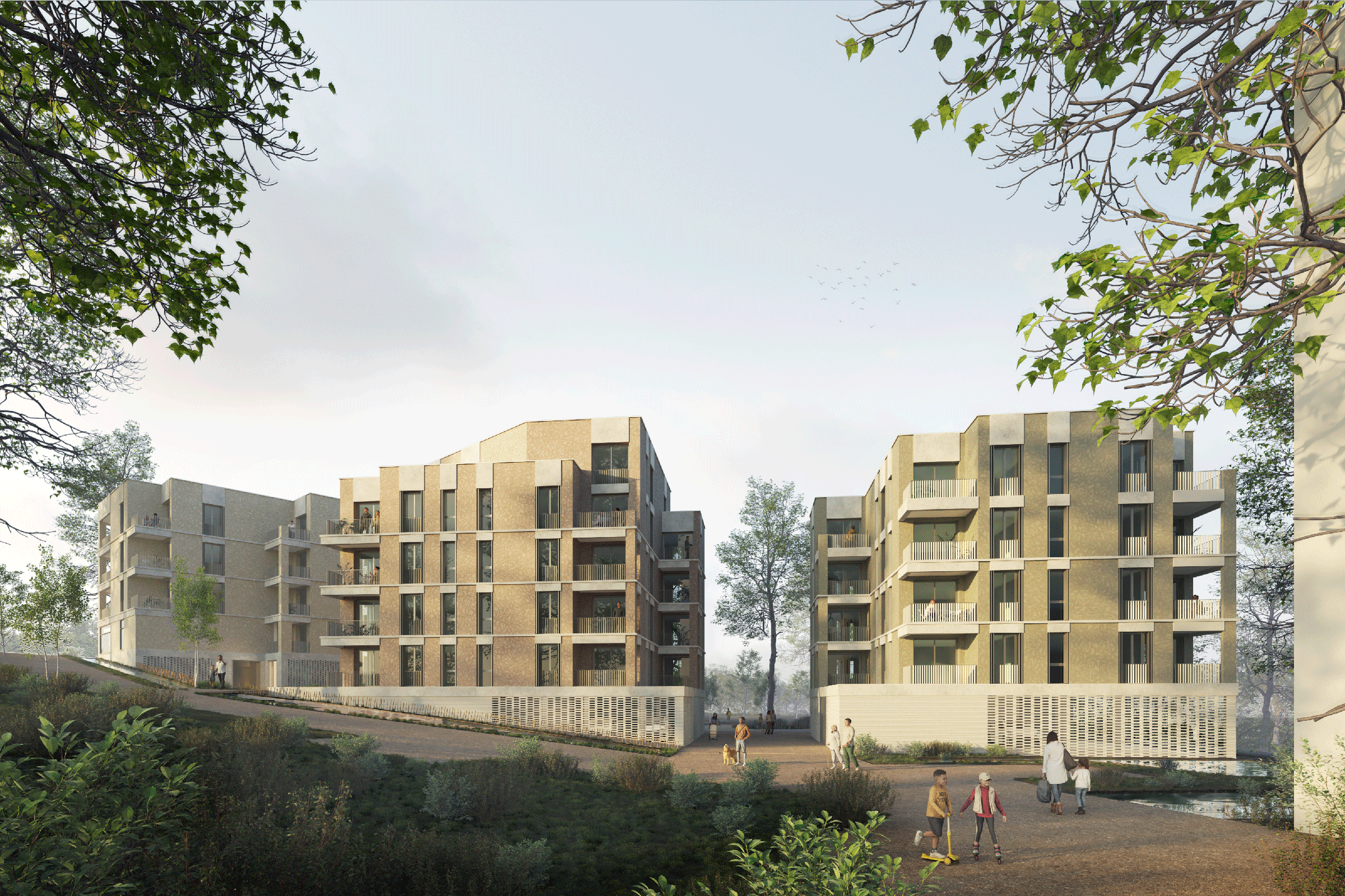 Social housing building in Lorient by Binil imatge d'arquitectura ...