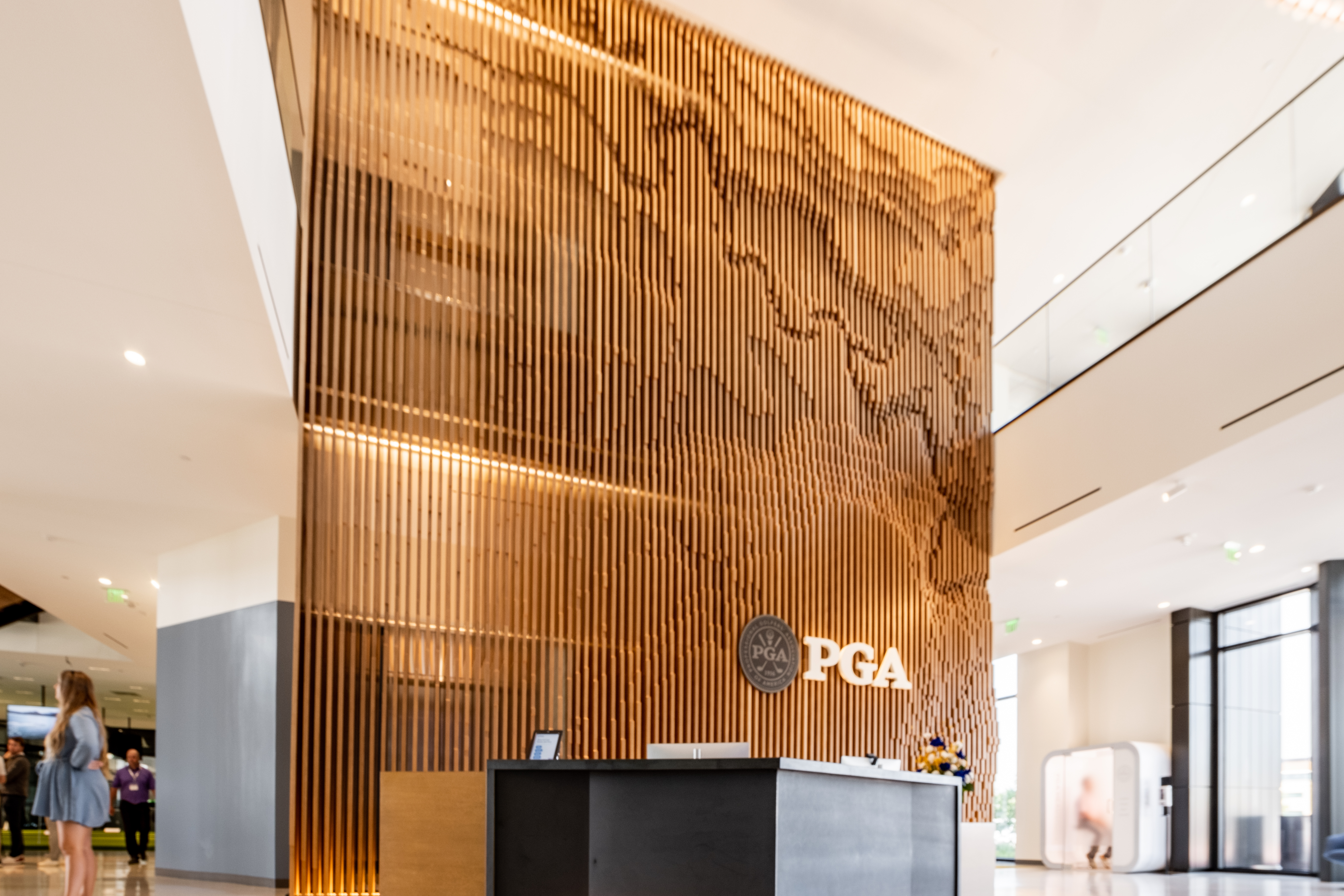 PGA of America feature wall by māk studio - Architizer