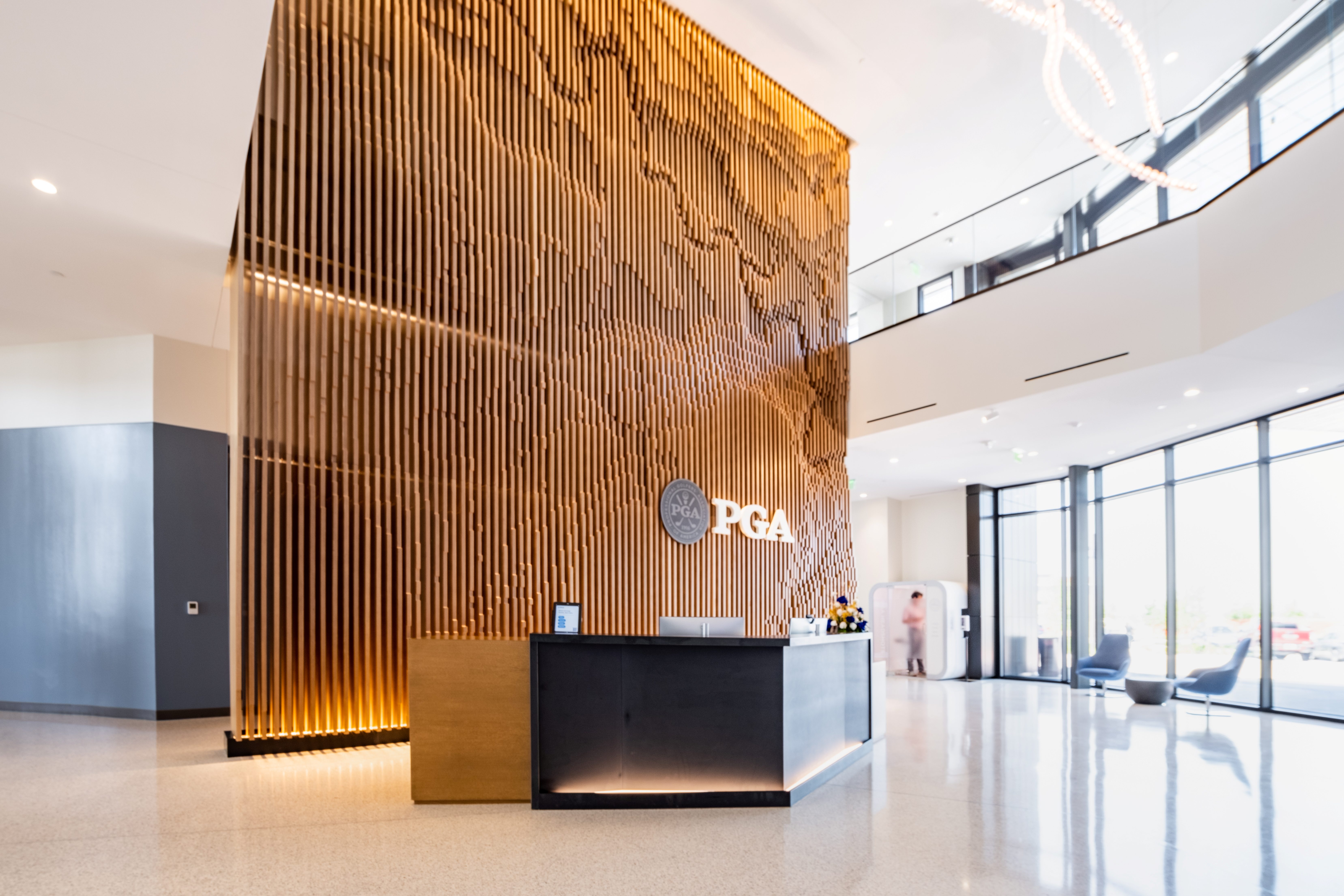 PGA of America feature wall by māk studio - Architizer