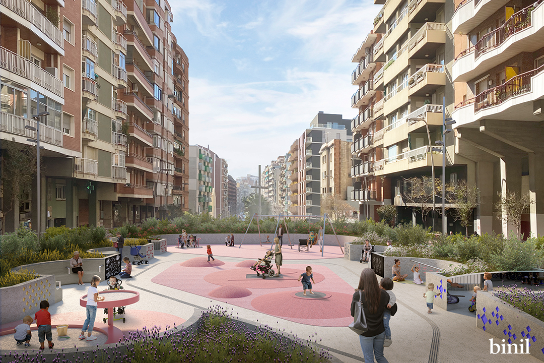 Àrea de joc infantil accessible by binil - Architizer