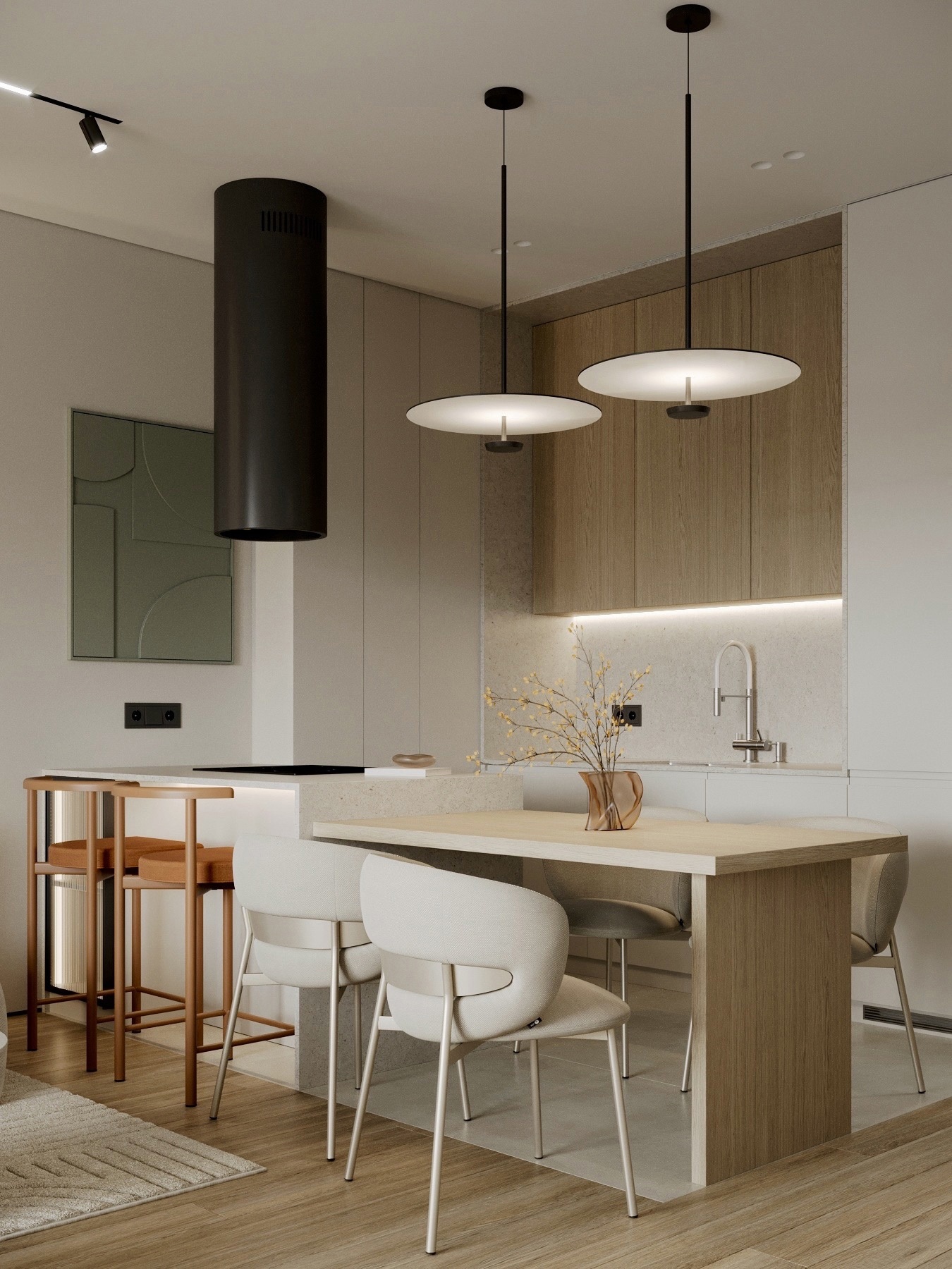 Project 71 sq.m. Prokshino residential complex by DD Design Studio ...