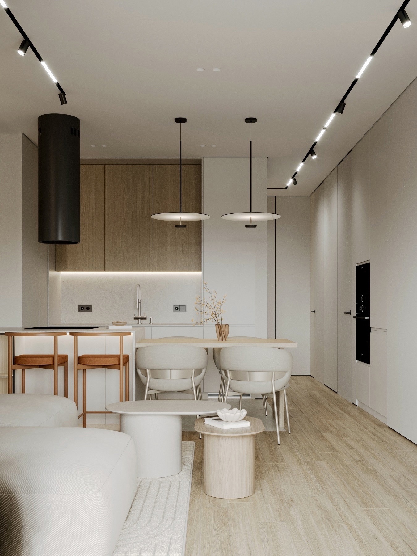 Project 71 sq.m. Prokshino residential complex by DD Design Studio ...