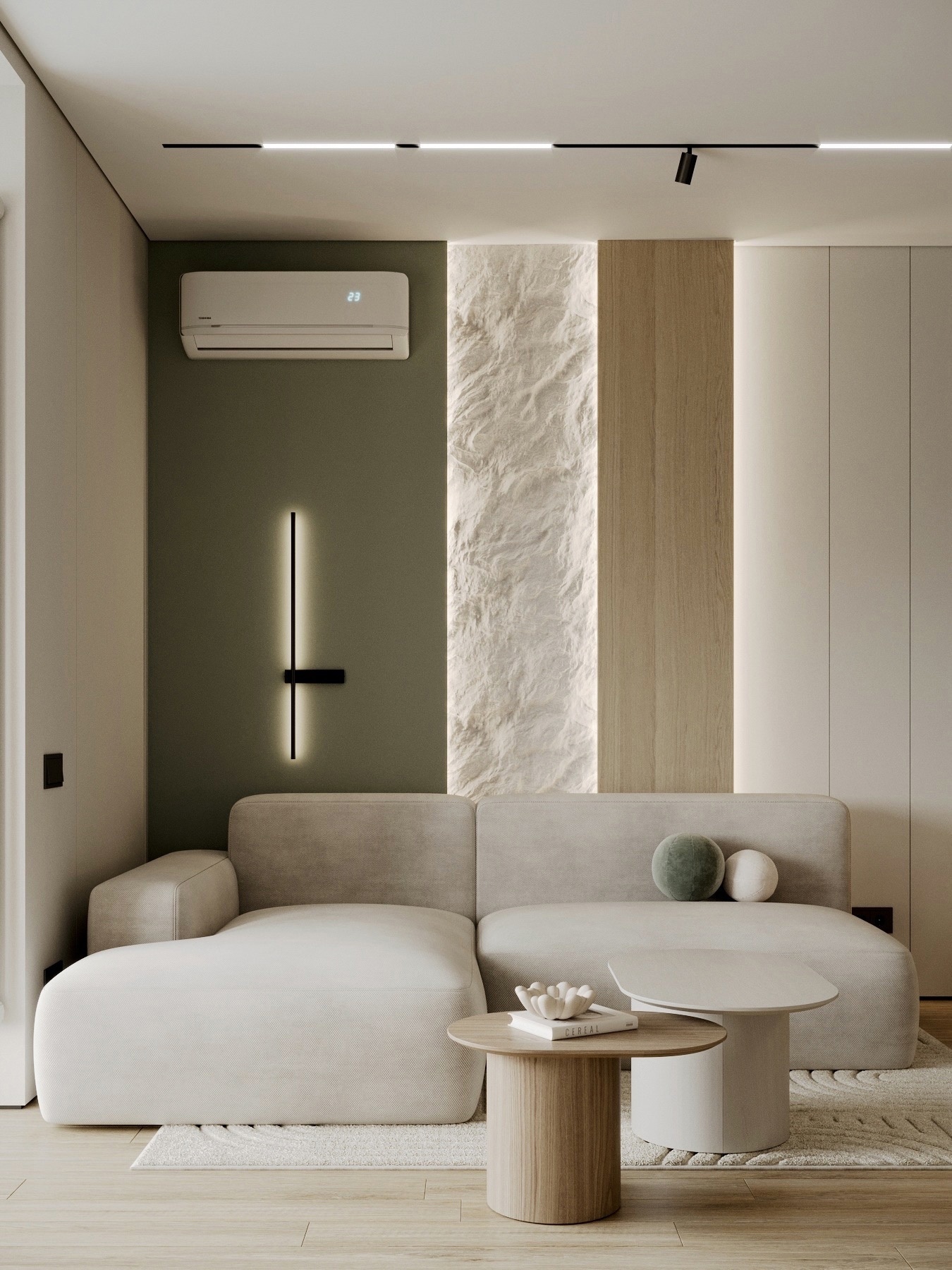 Project 71 sq.m. Prokshino residential complex by DD Design Studio ...