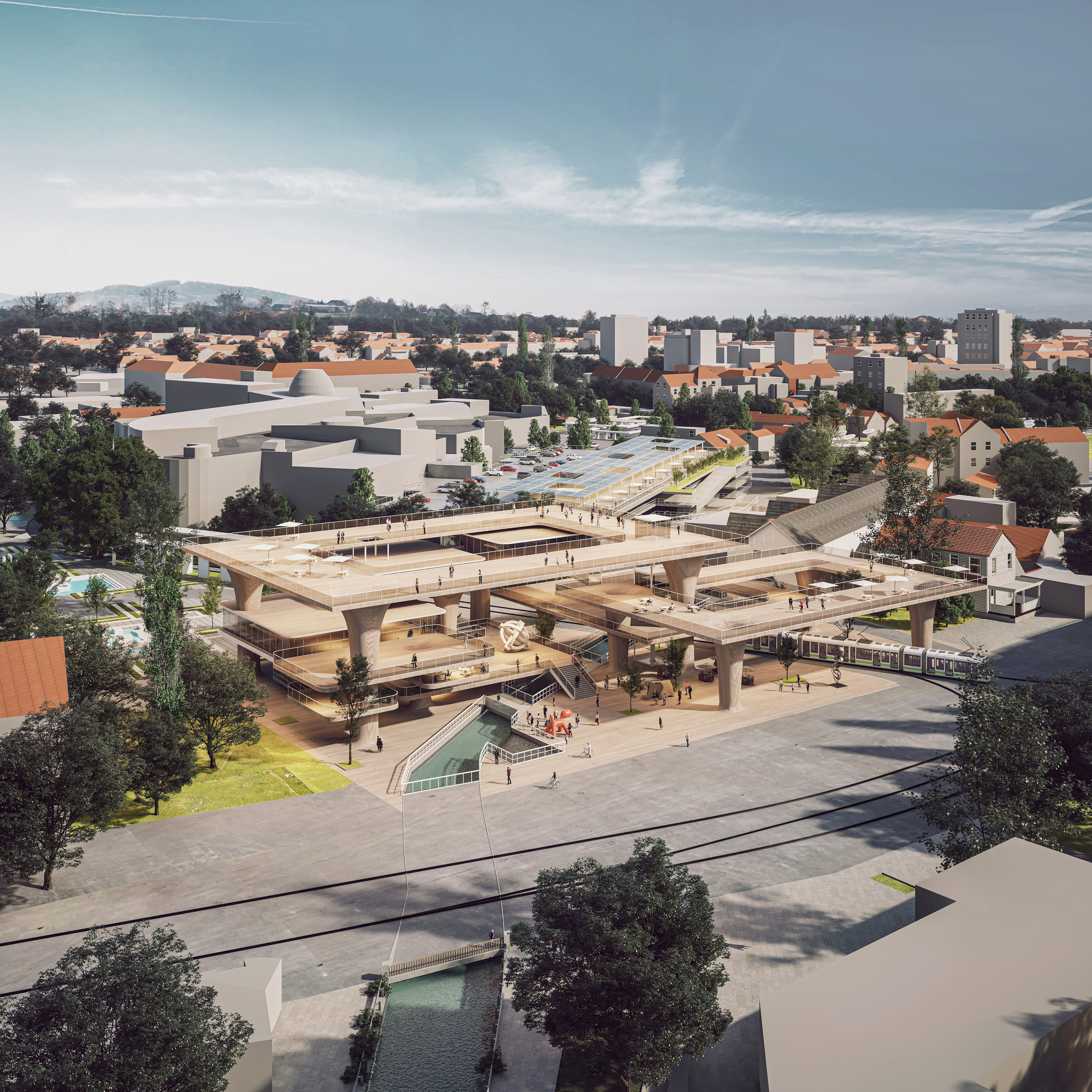 Graz Vertical Plaza by Marizad Architects - Architizer