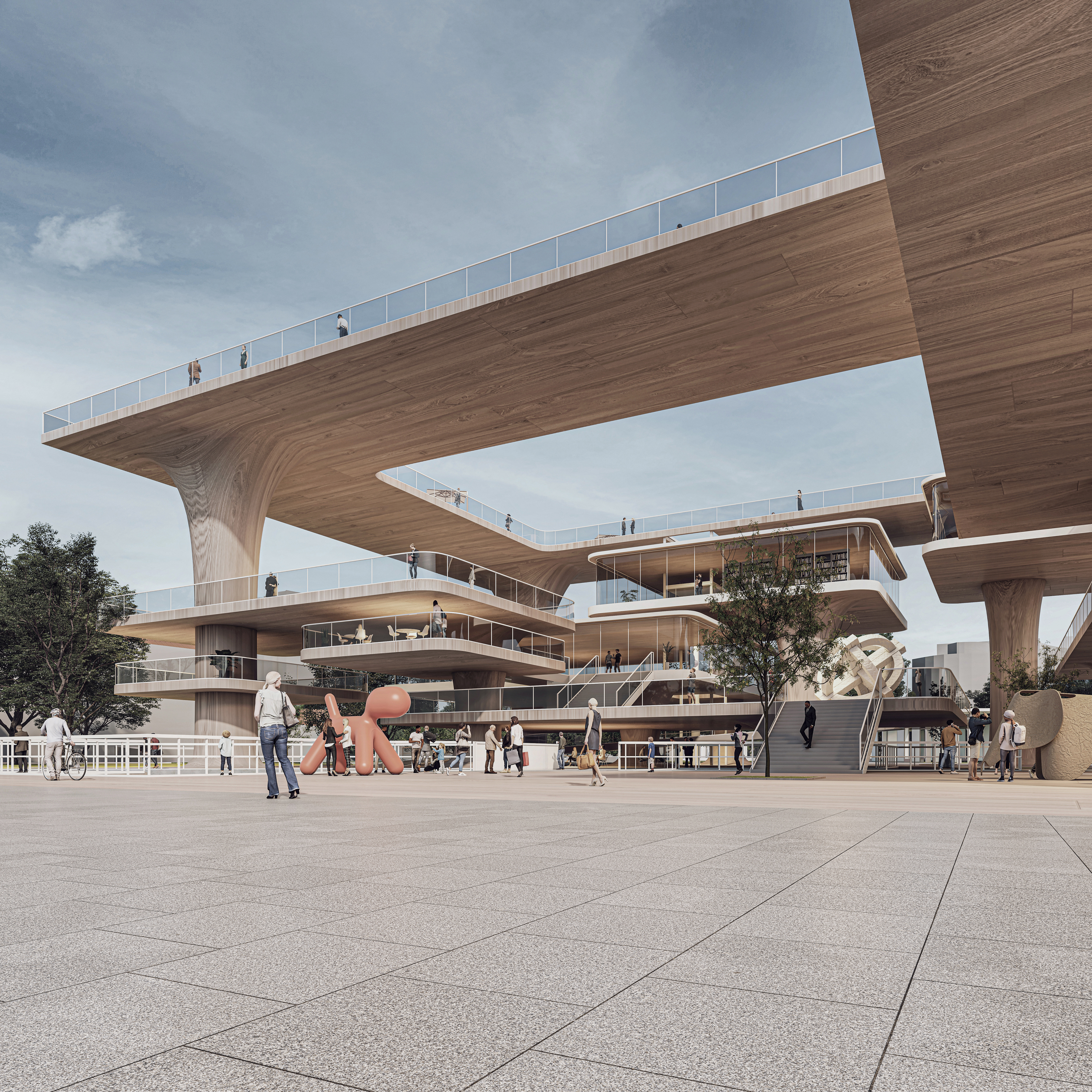 Graz Vertical Plaza by Marizad Architects - Architizer