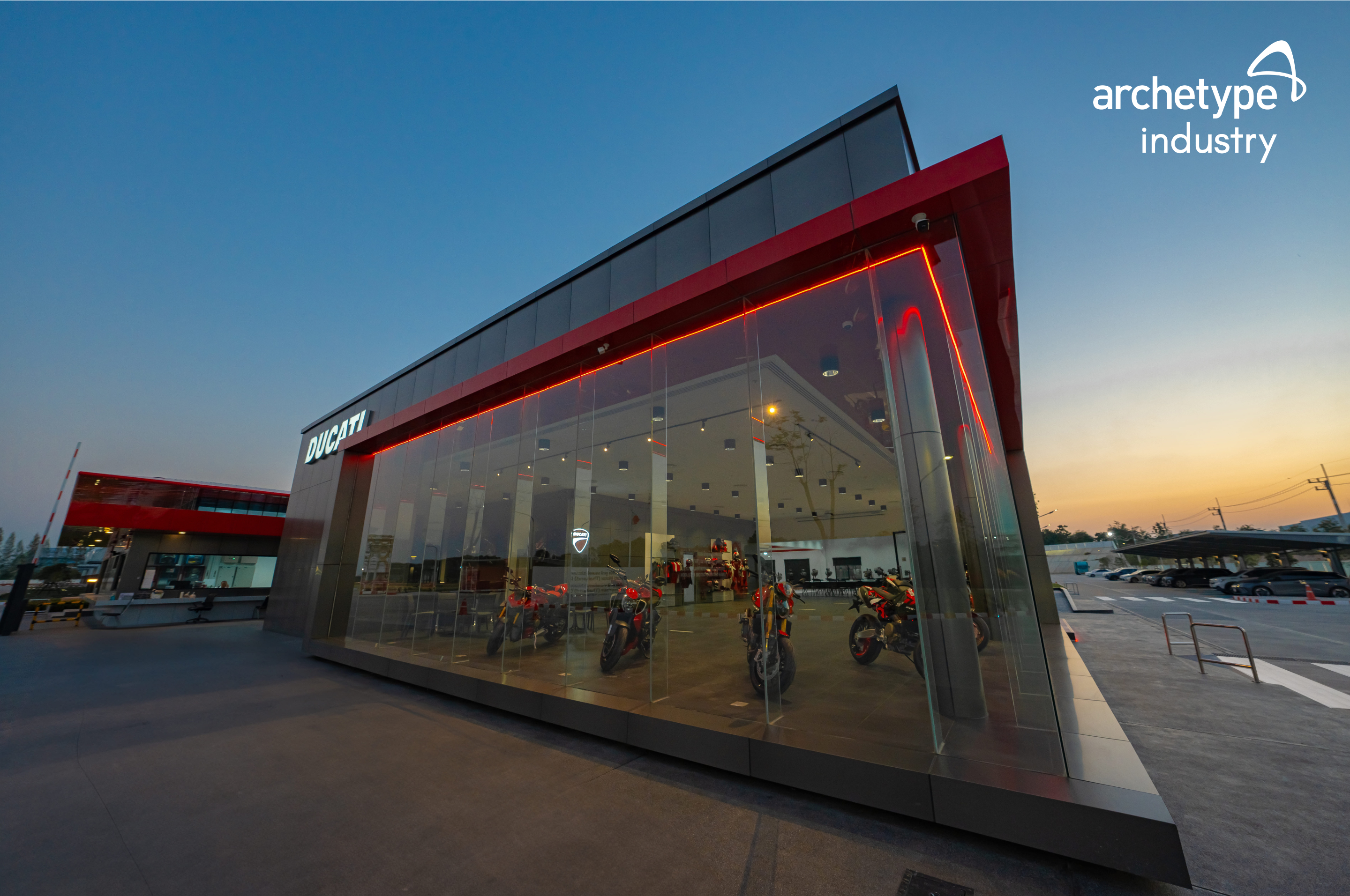 Ducati Factory & Showroom by Archetype Group - Architizer