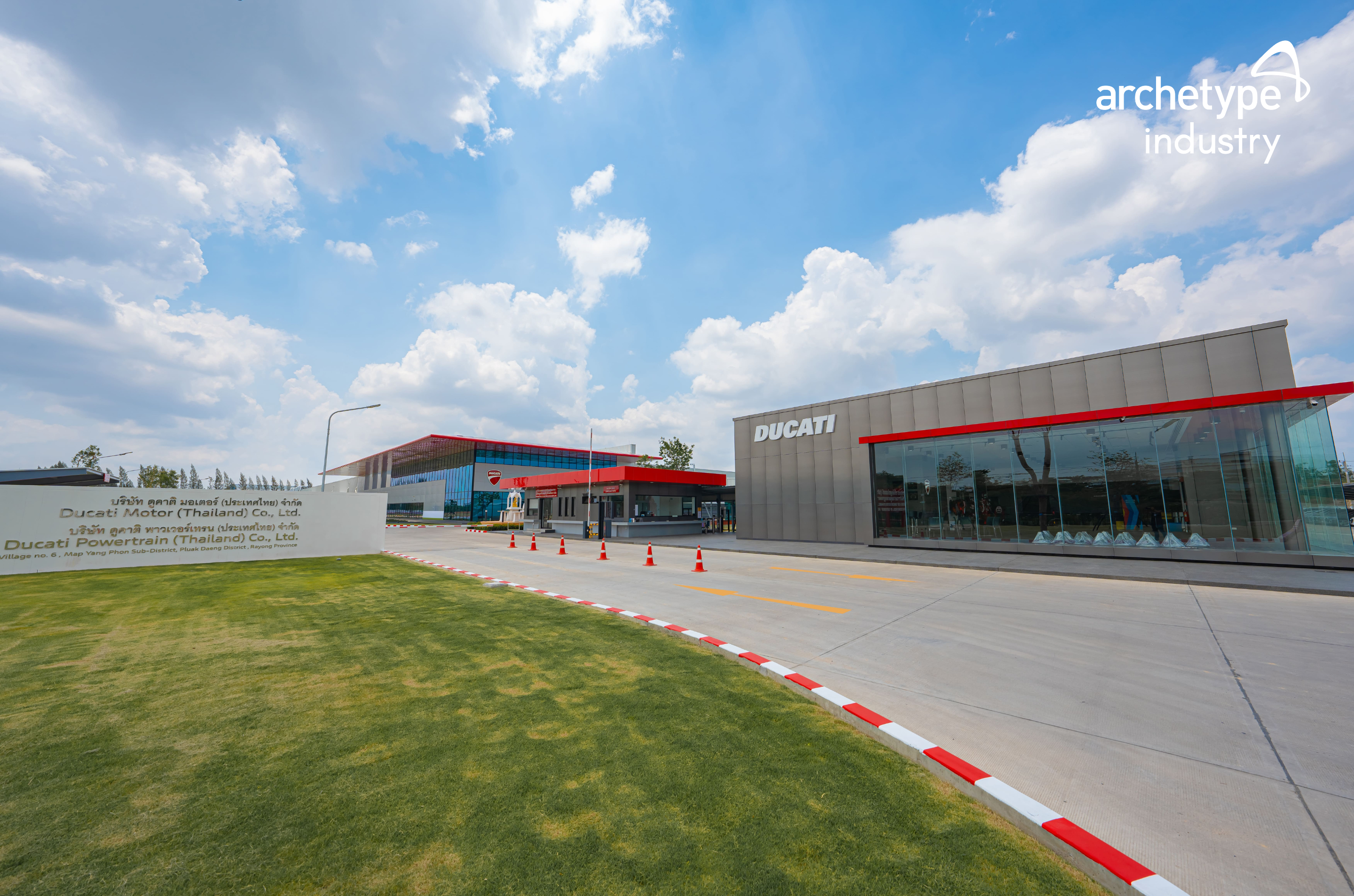Ducati Factory & Showroom by Archetype Group - Architizer