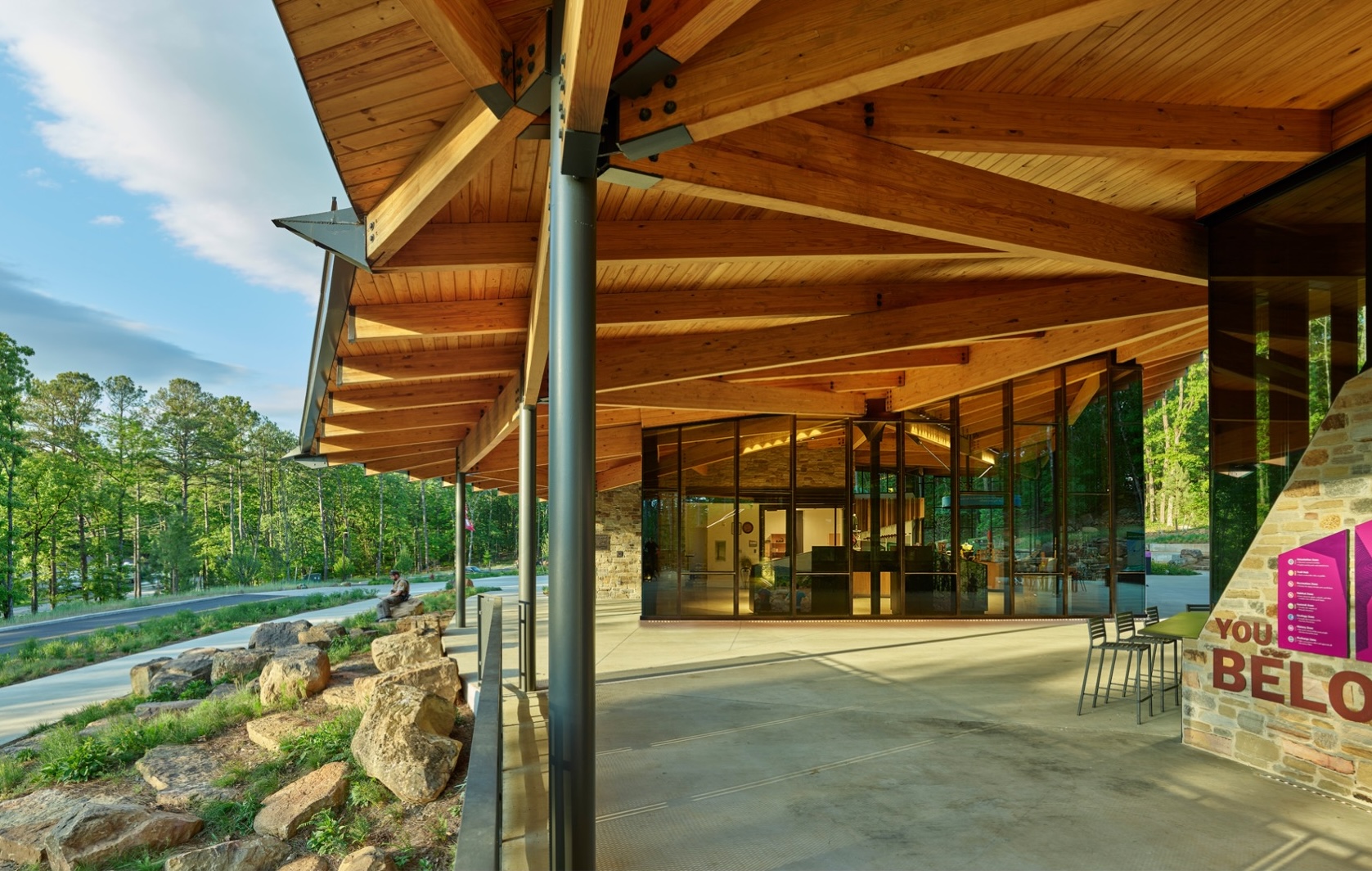 Pinnacle Mountain State Park Visitor Center by Polk Stanley Wilcox ...