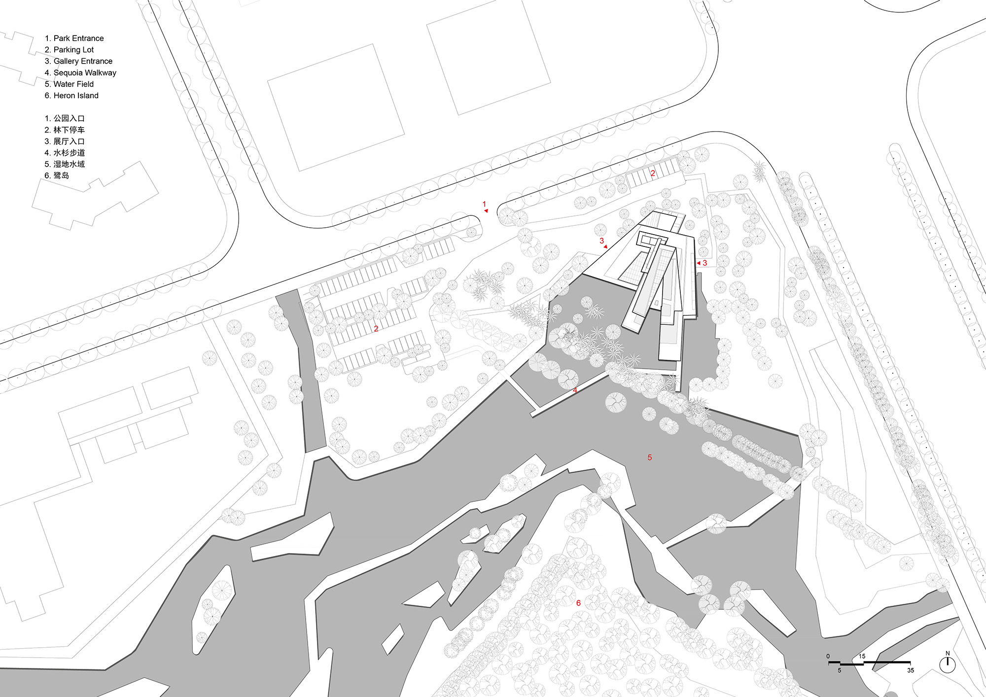 Shunde Yunlu Wetland Museum by Studio Link-Arc, LLC - Architizer