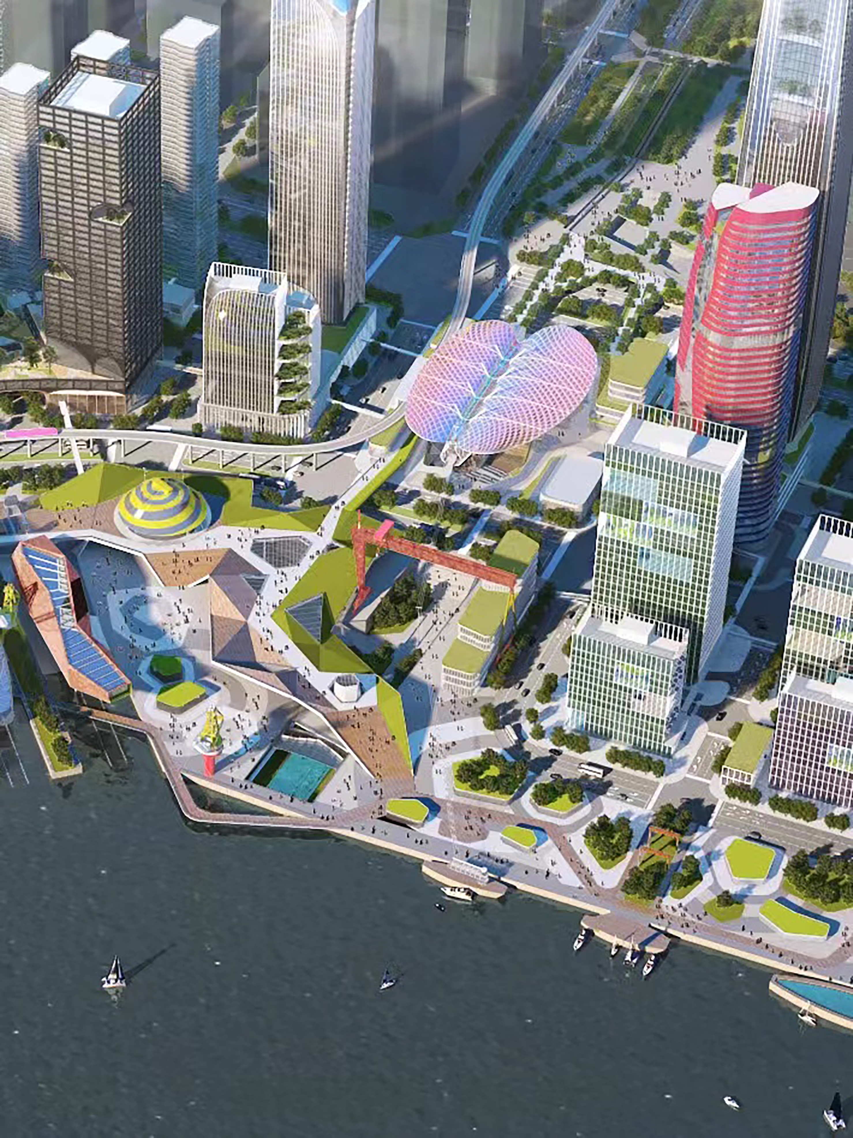 Guangzhou Shipyard urban design by SPARK - Architizer