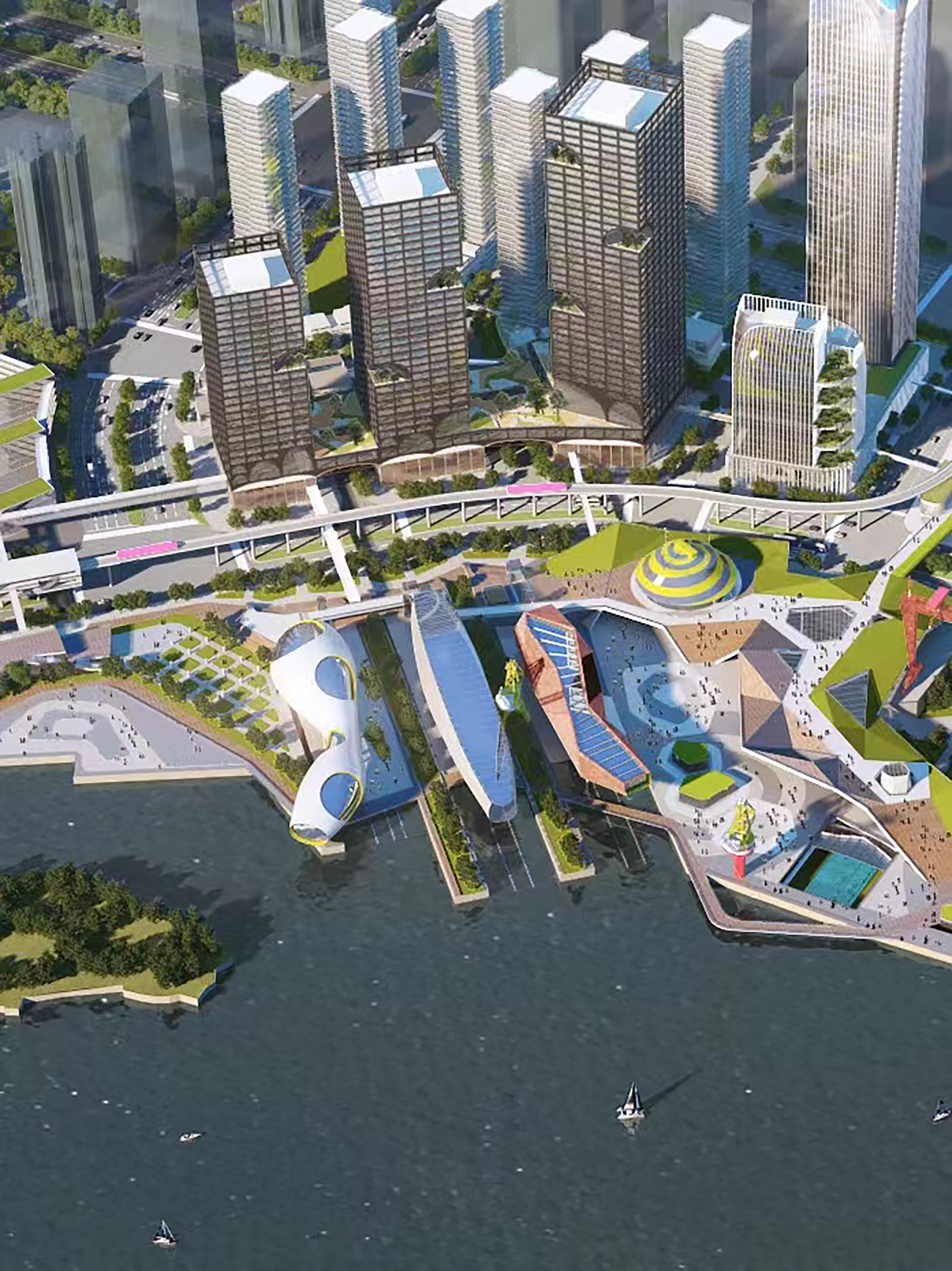 Guangzhou Shipyard urban design by SPARK - Architizer