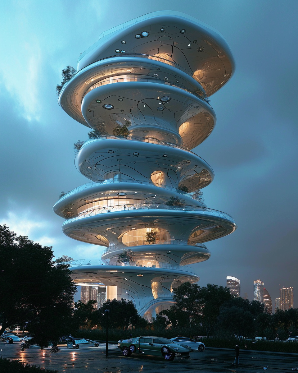 Pleurotus Tower by hourdesign.ir - Architizer