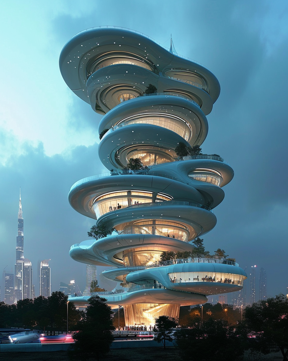 Pleurotus Tower by hourdesign.ir - Architizer