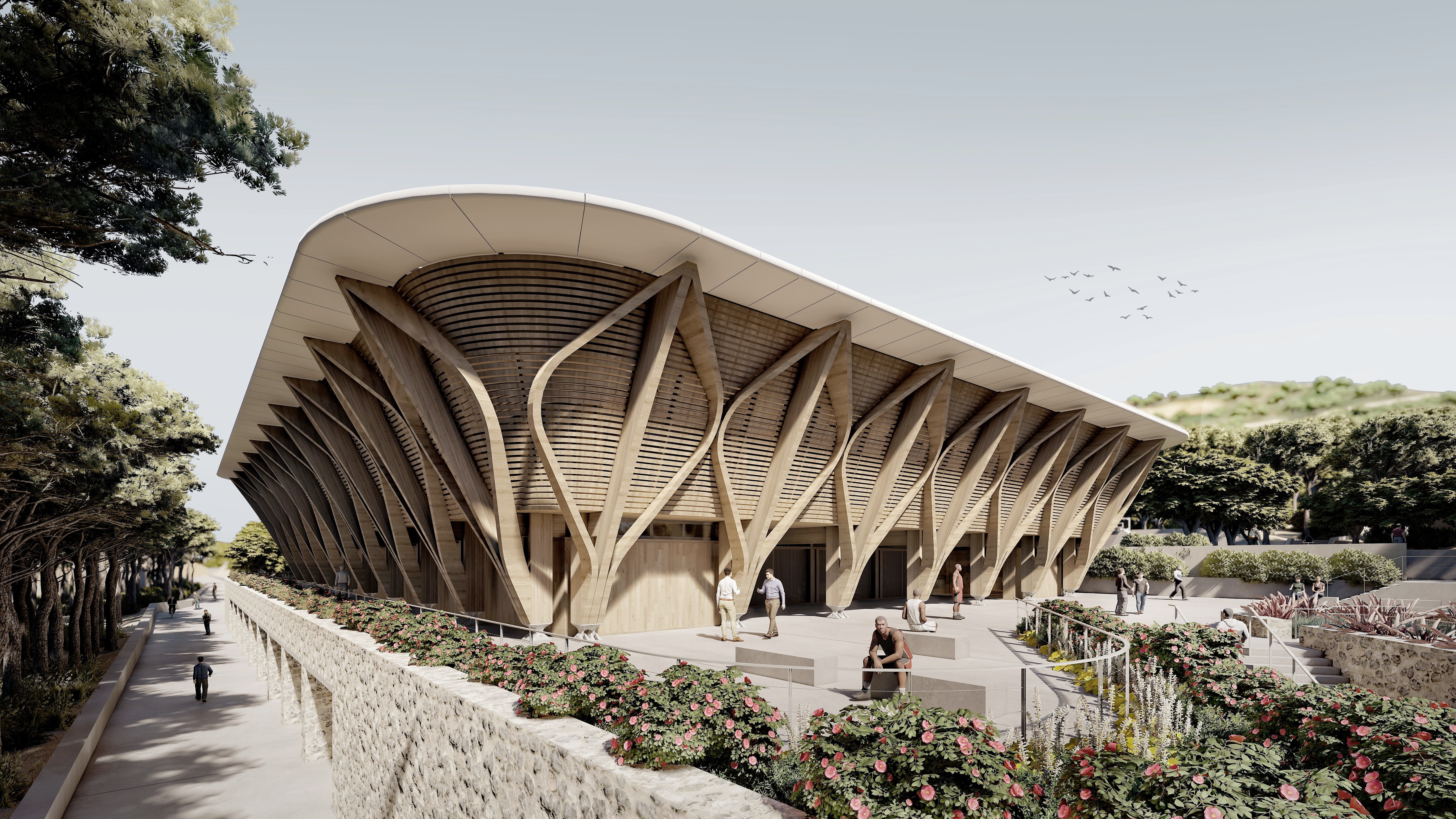 Kyathos I Mass Timber Arena by KAAF I Kitriniaris Associates ...