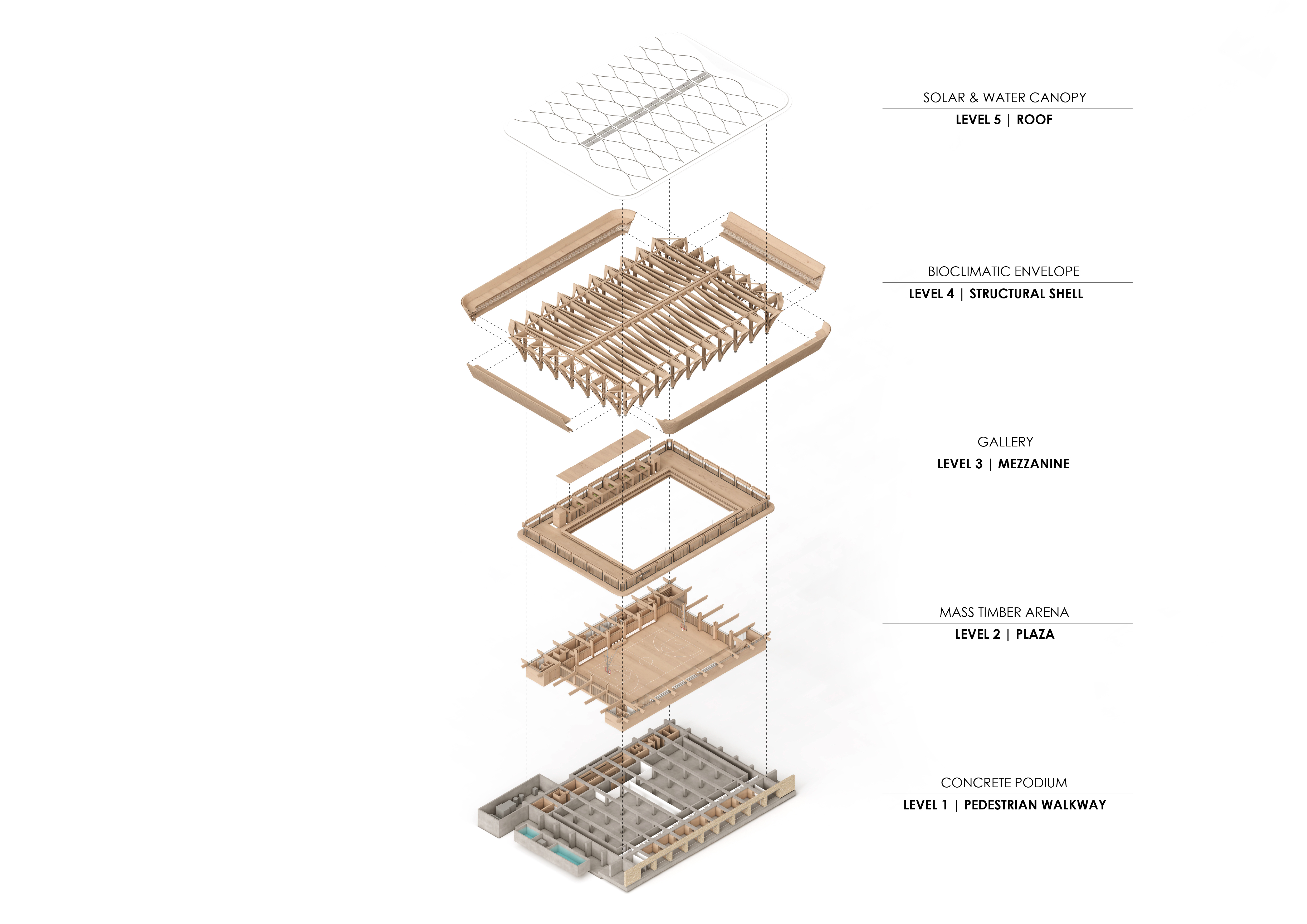 Kyathos I Mass Timber Arena by KAAF I Kitriniaris Associates ...