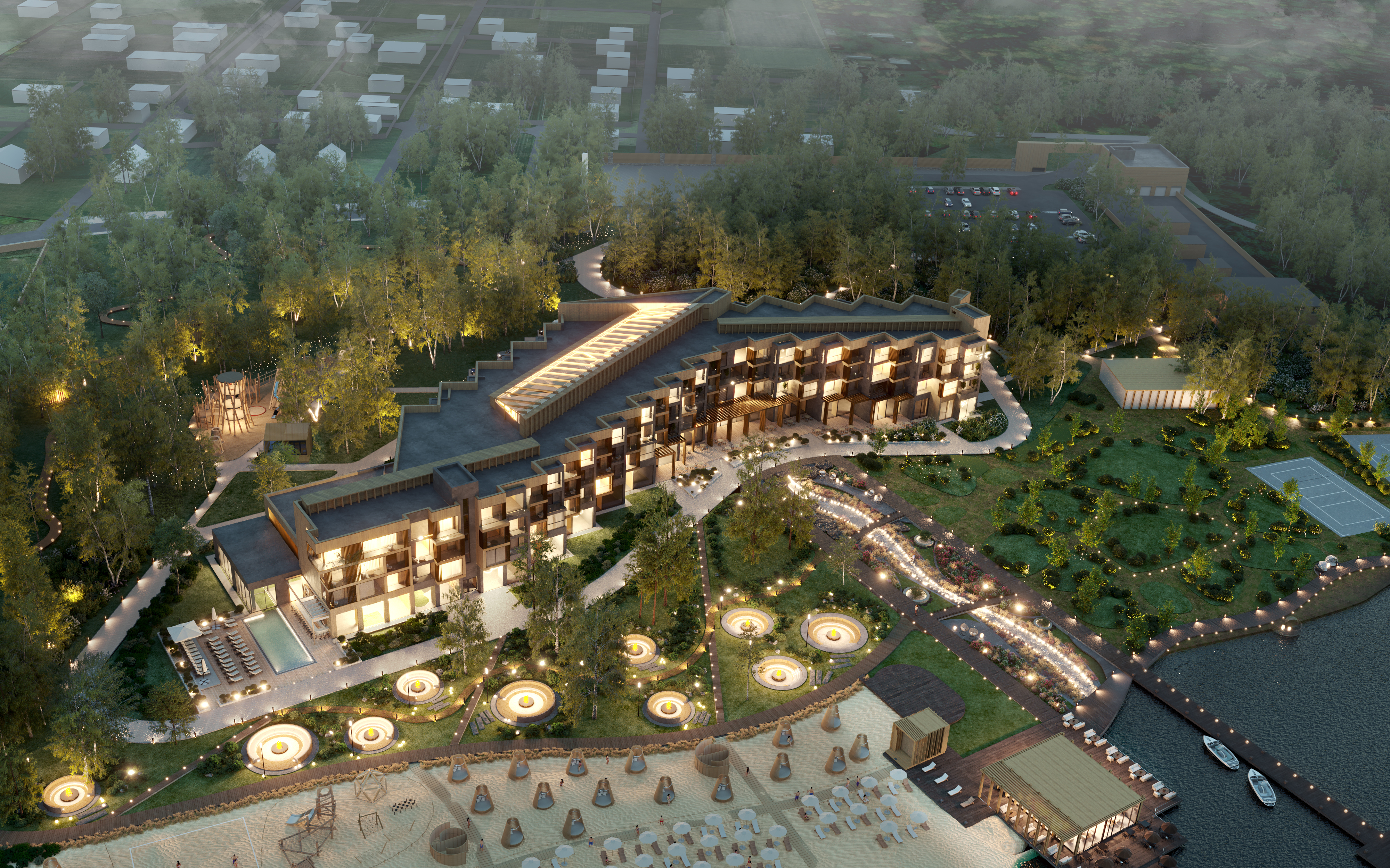Hotel complex in Teshilovo by Asadov Architectural Studio - Architizer
