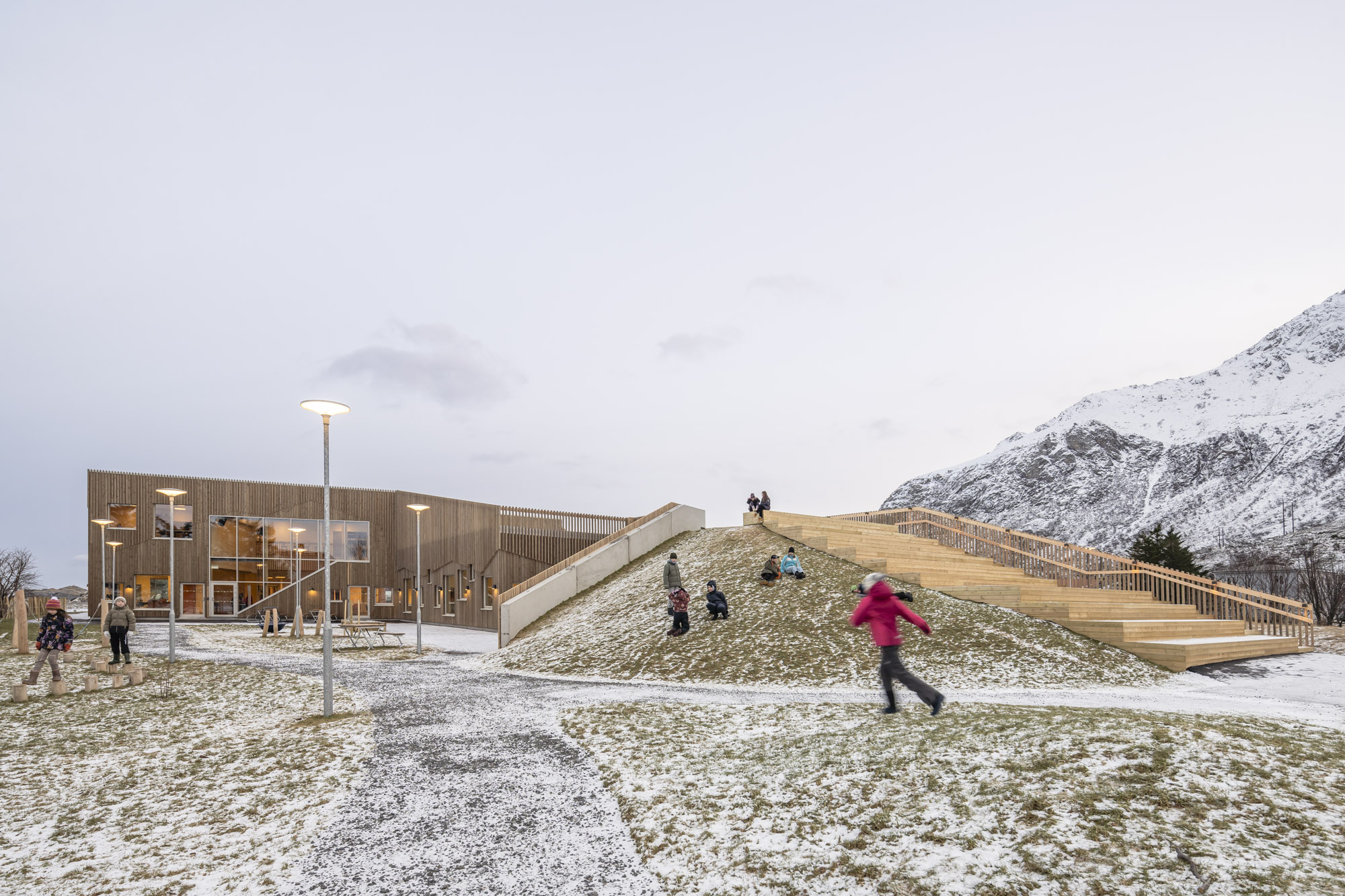 Idea 4153517: Flakstad School by LINK Arkitektur in Ramberg, Norway ...