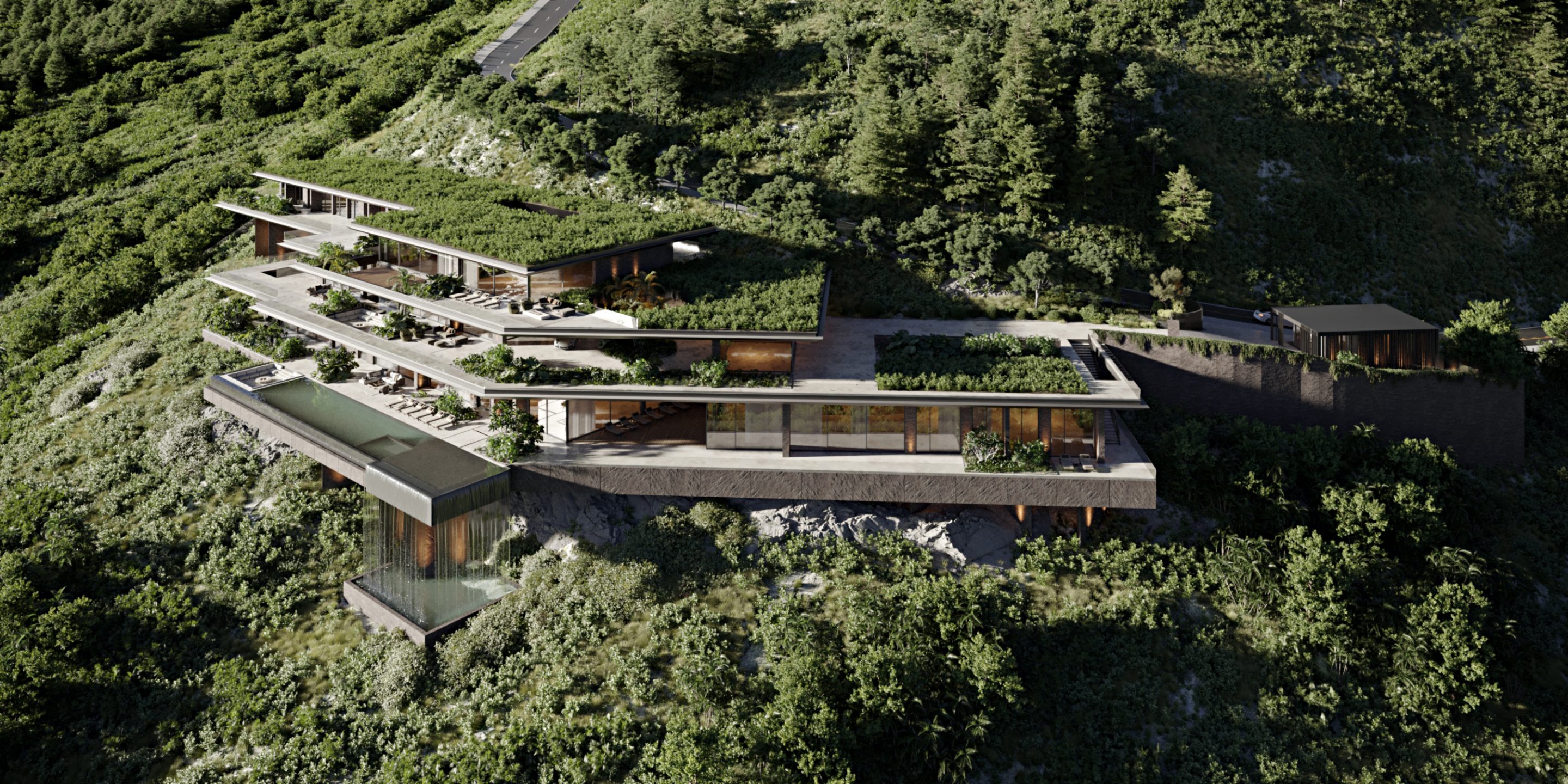 Falls Villa by YODEZEEN - Architizer