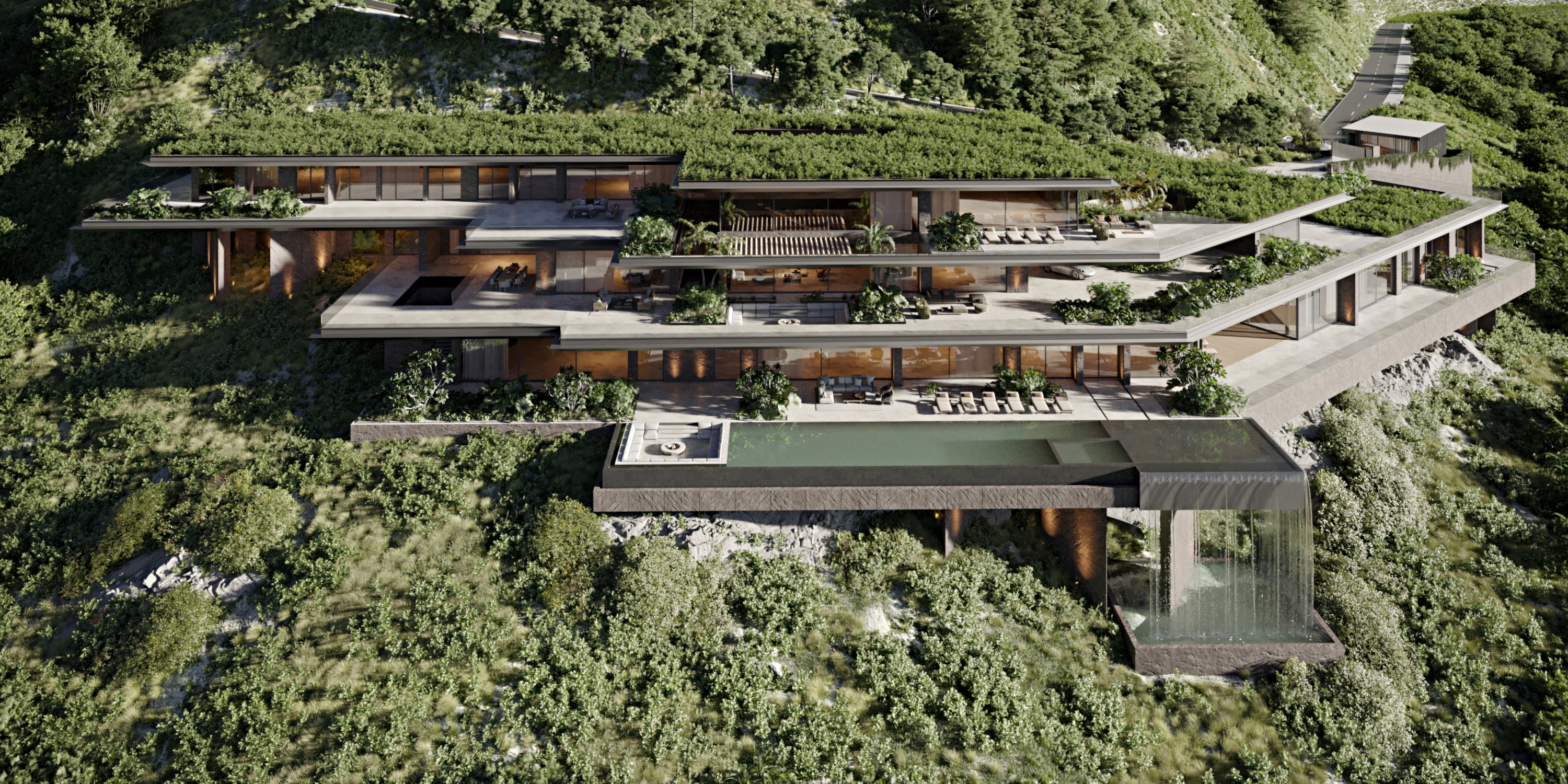 Falls Villa by YODEZEEN - Architizer