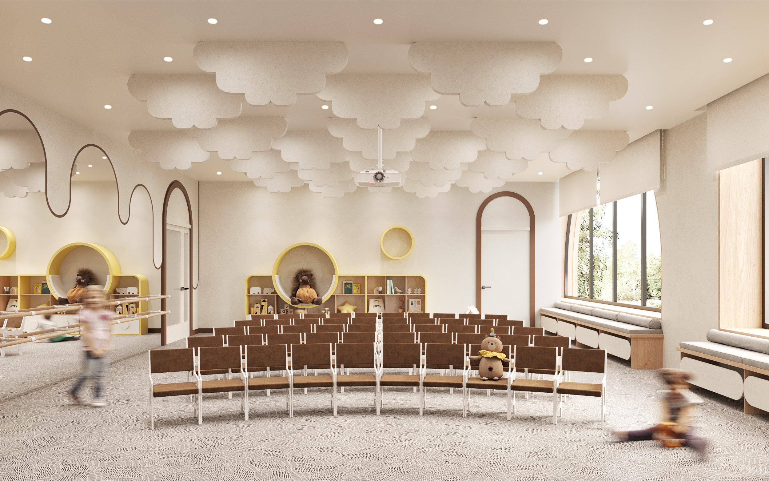 Kindergarten on the territory of ZIL in Moscow by Asadov Architectural ...