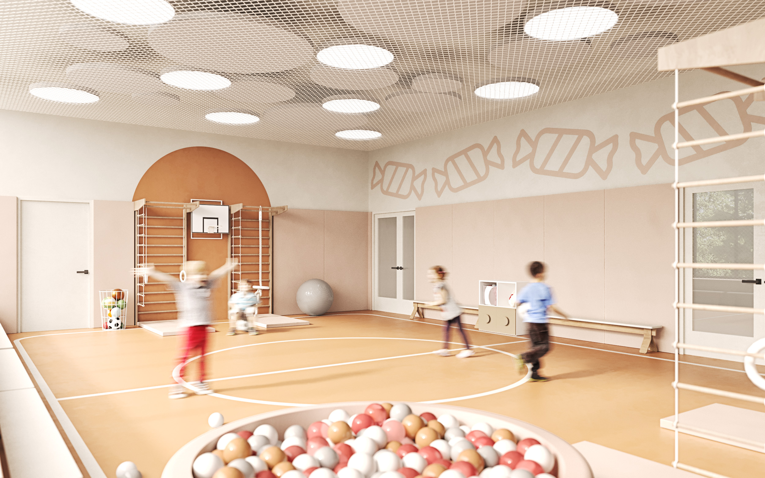 Kindergarten on the territory of ZIL in Moscow by Asadov Architectural ...