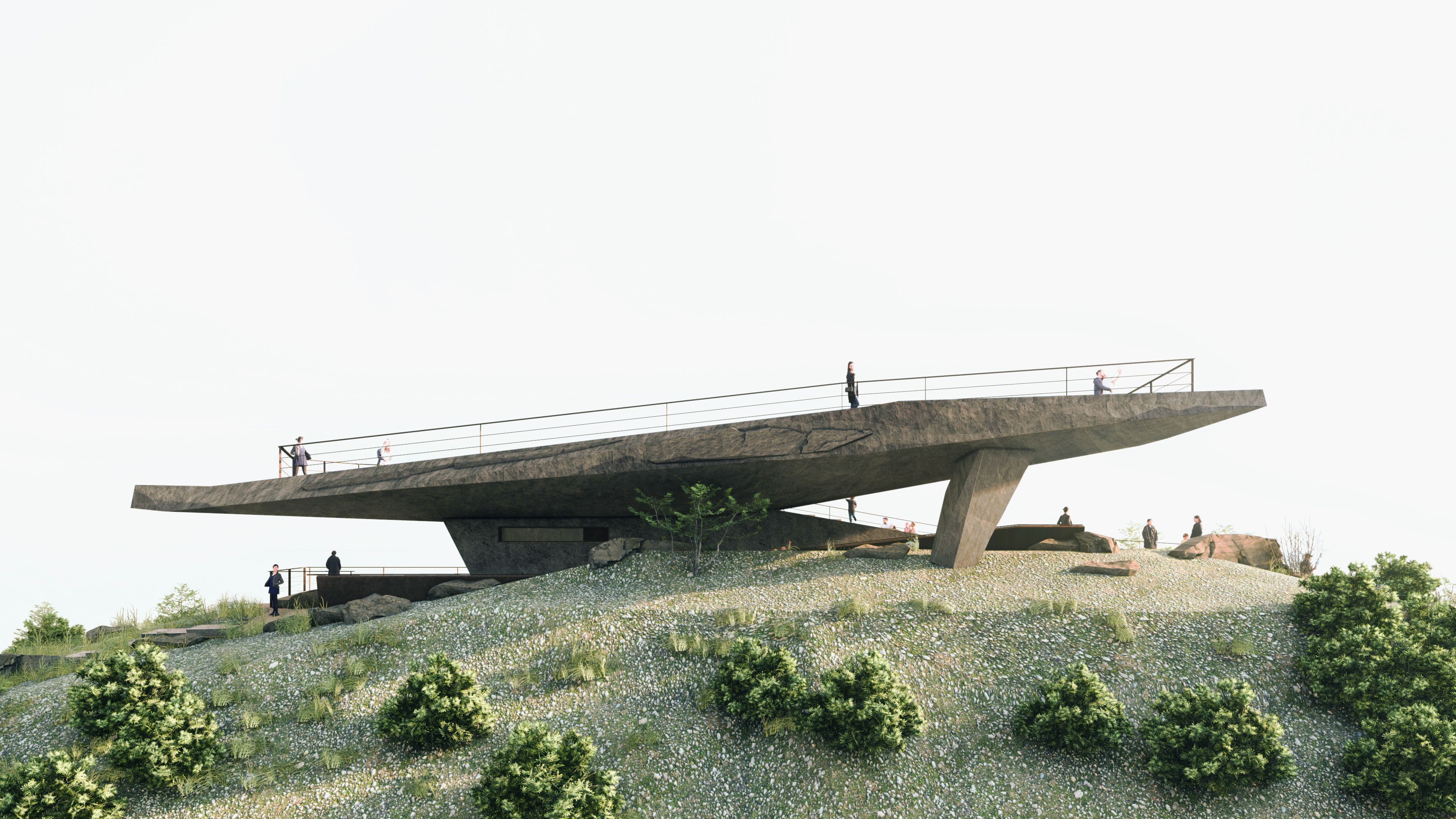 Shenzhen Meishajian Urban Viewing Platform by line+ studio - Architizer