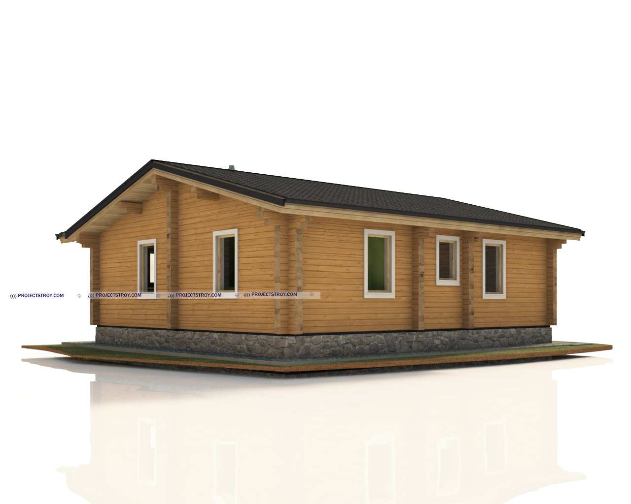 wooden house project by Projectstroy drawings log cabins | home ...